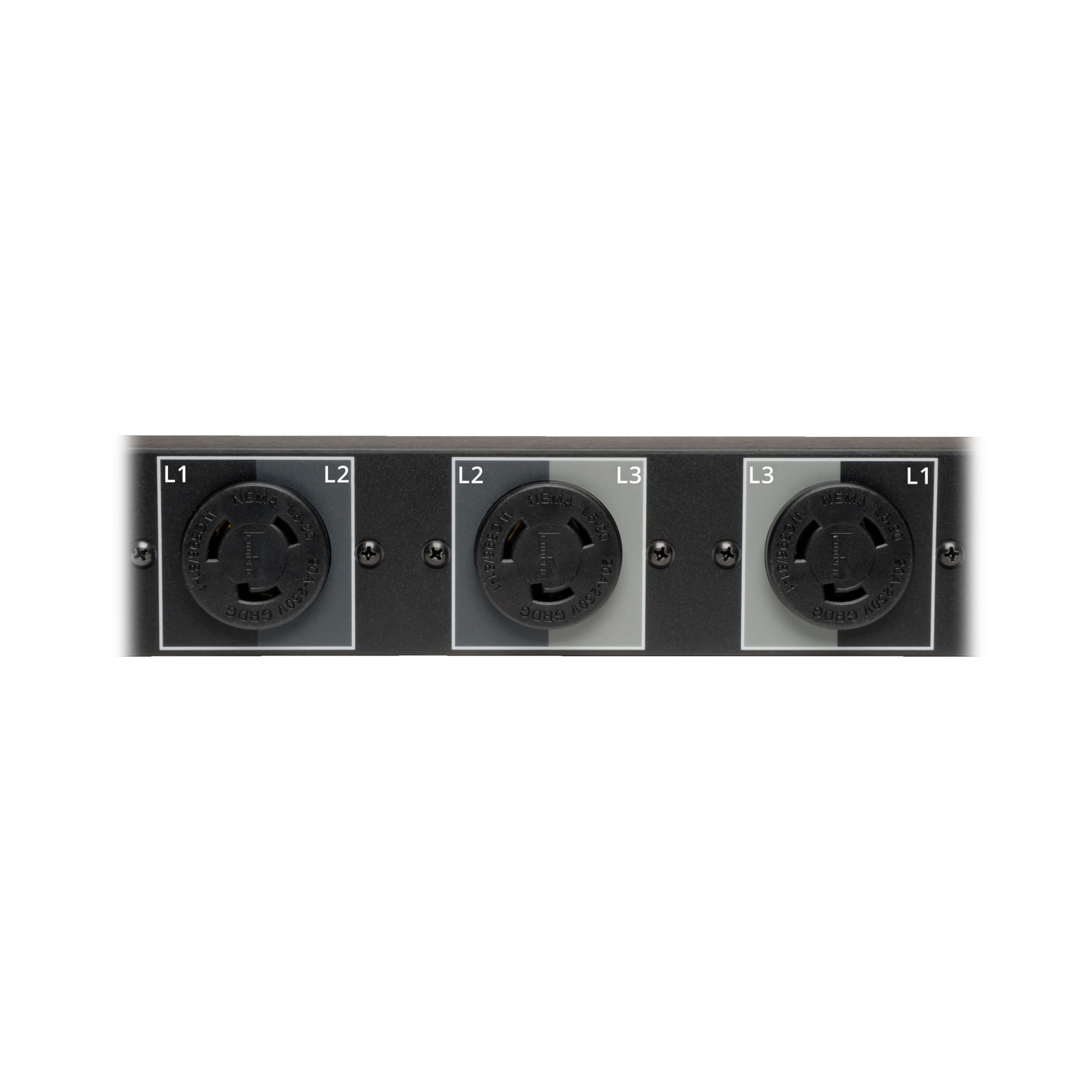 5.7kW 3-Phase Metered PDU, 208/120V Outlets (21 5-15/20R, 6 L6-20R ...