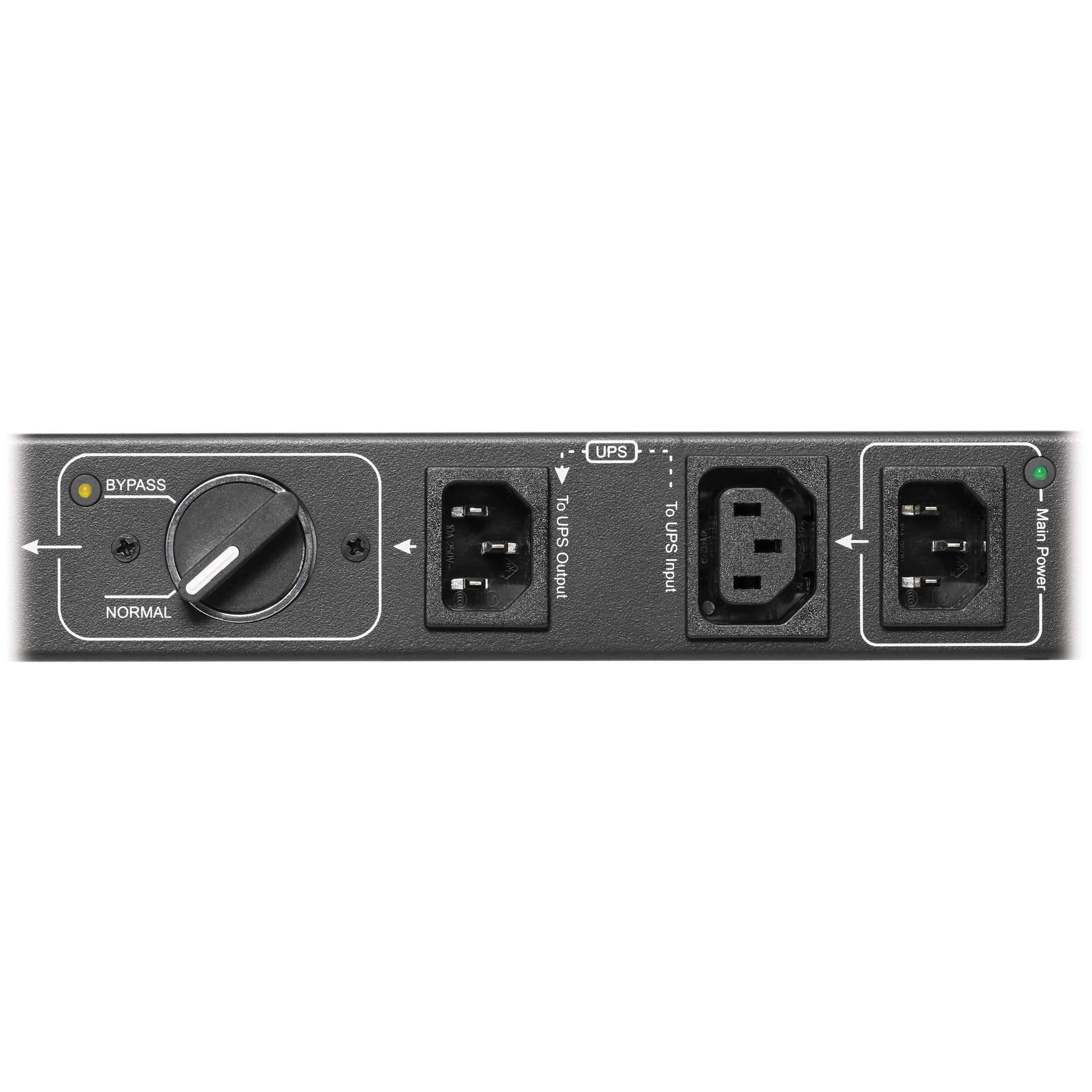 Single-Phase Hot-Swap PDU, 6x C13 Outlets, 2x C14 Inlets, 1U Rack or ...