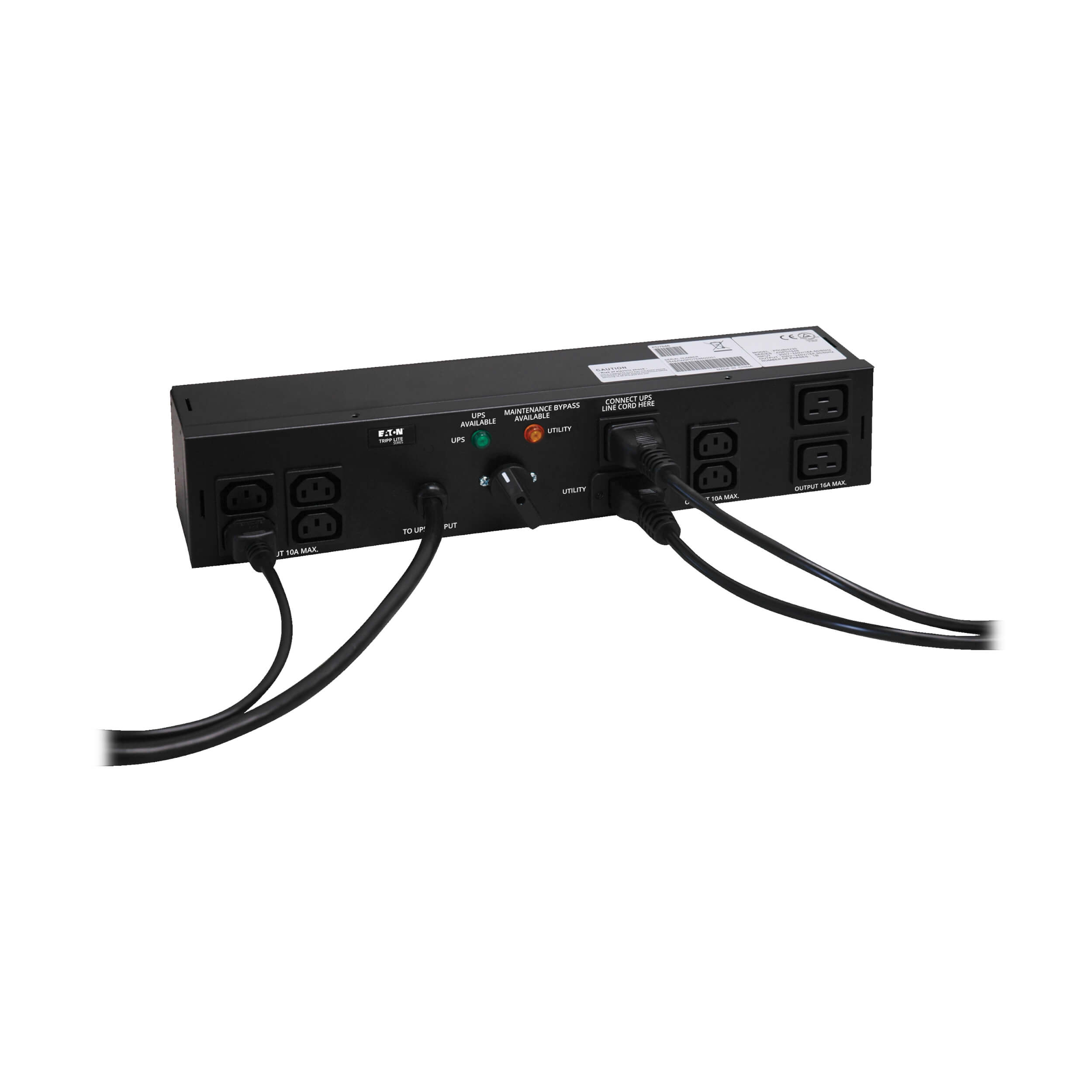 3.2-3.8kW Single-Phase Hot-Swap PDU, 200-240V 16A (C13, C19) 2-C20, 200 ...