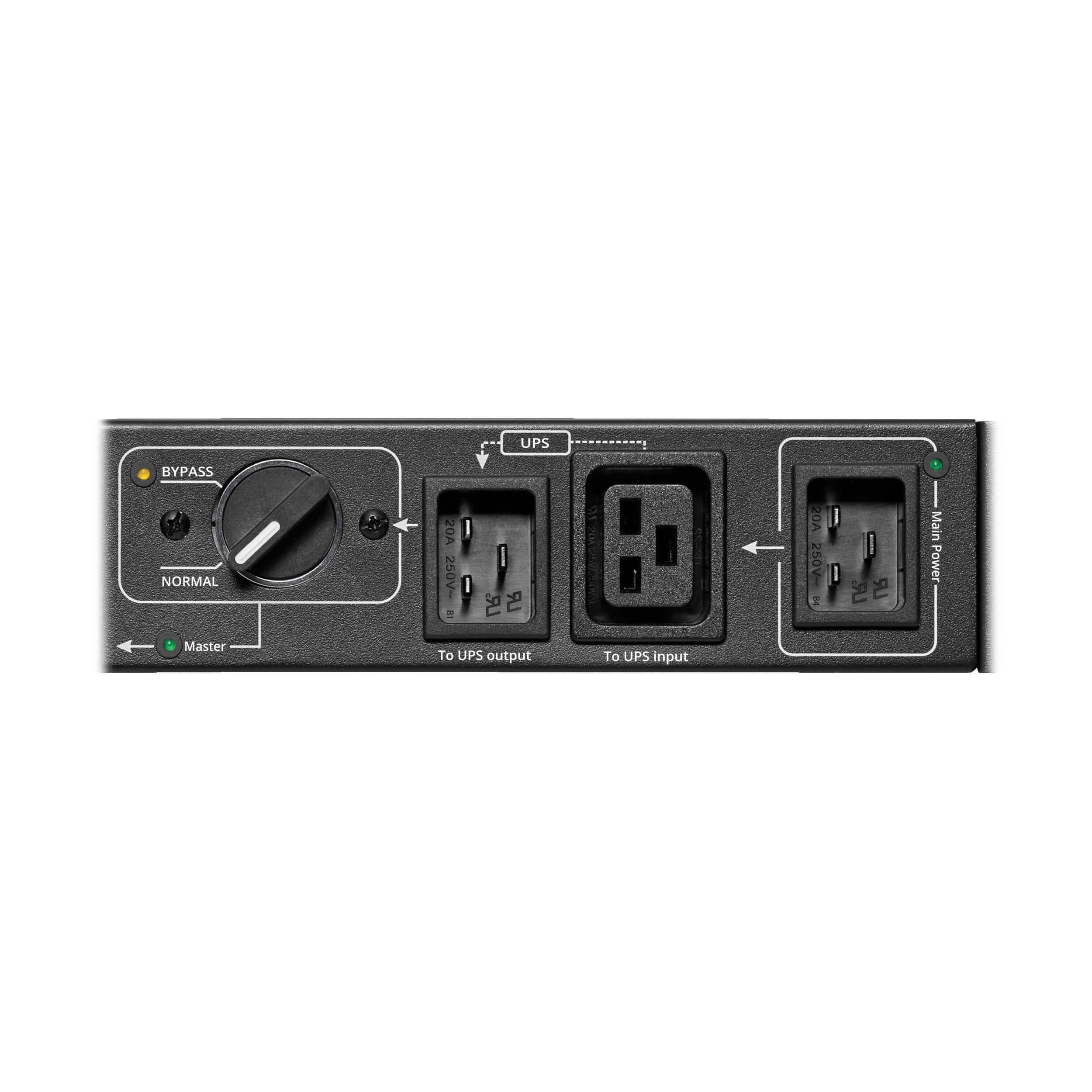 Single-Phase Hot-Swap PDU, 4x BS1363 Outlets, Rack or Wall Mount | Eaton