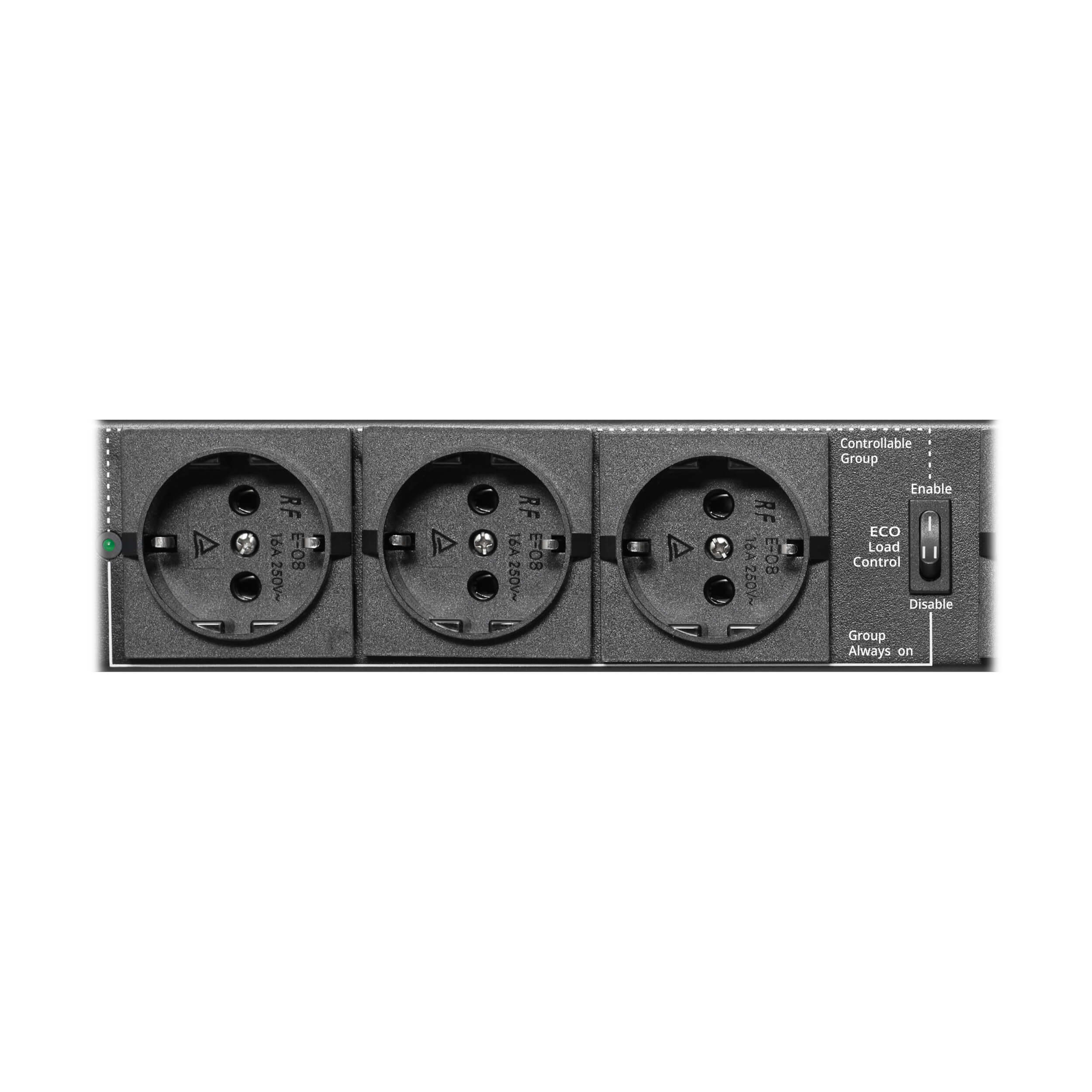 Single-Phase Hot-Swap PDU, 4x Schuko Outlets, Rack or Wall Mount | Eaton