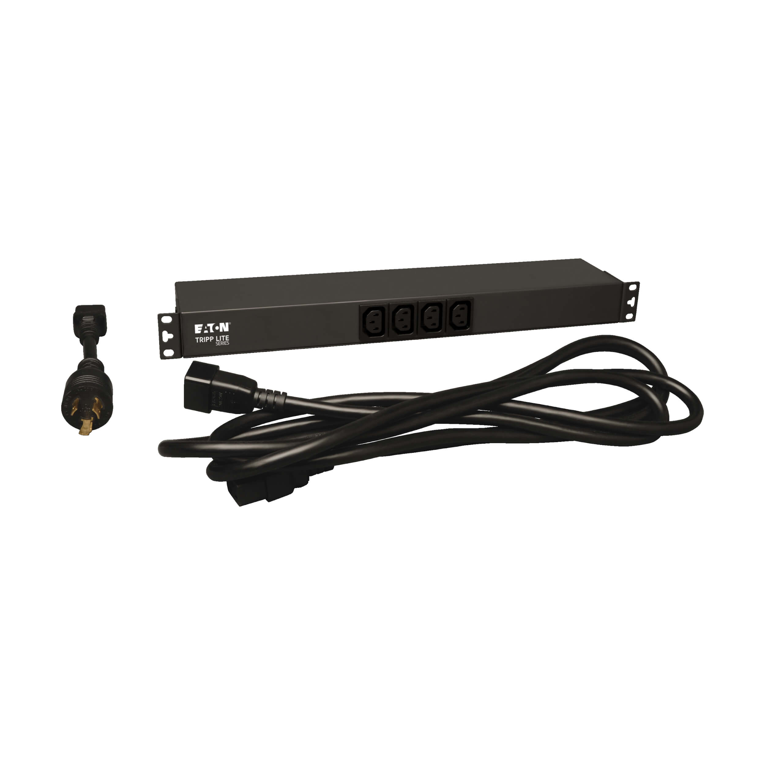 Single-Phase Basic PDU 120V, 12 C13 & 2 C19 Outlets, 12-ft Cord, Rack-Mount | Eaton
