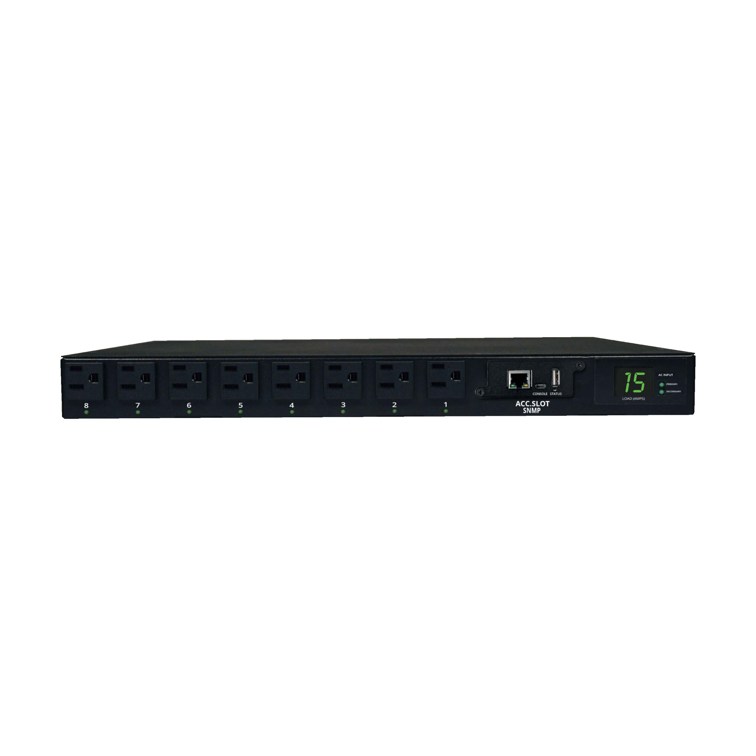 Single-Phase Switched PDU 120V, 8 5-15R Outlets, TAA | Eaton