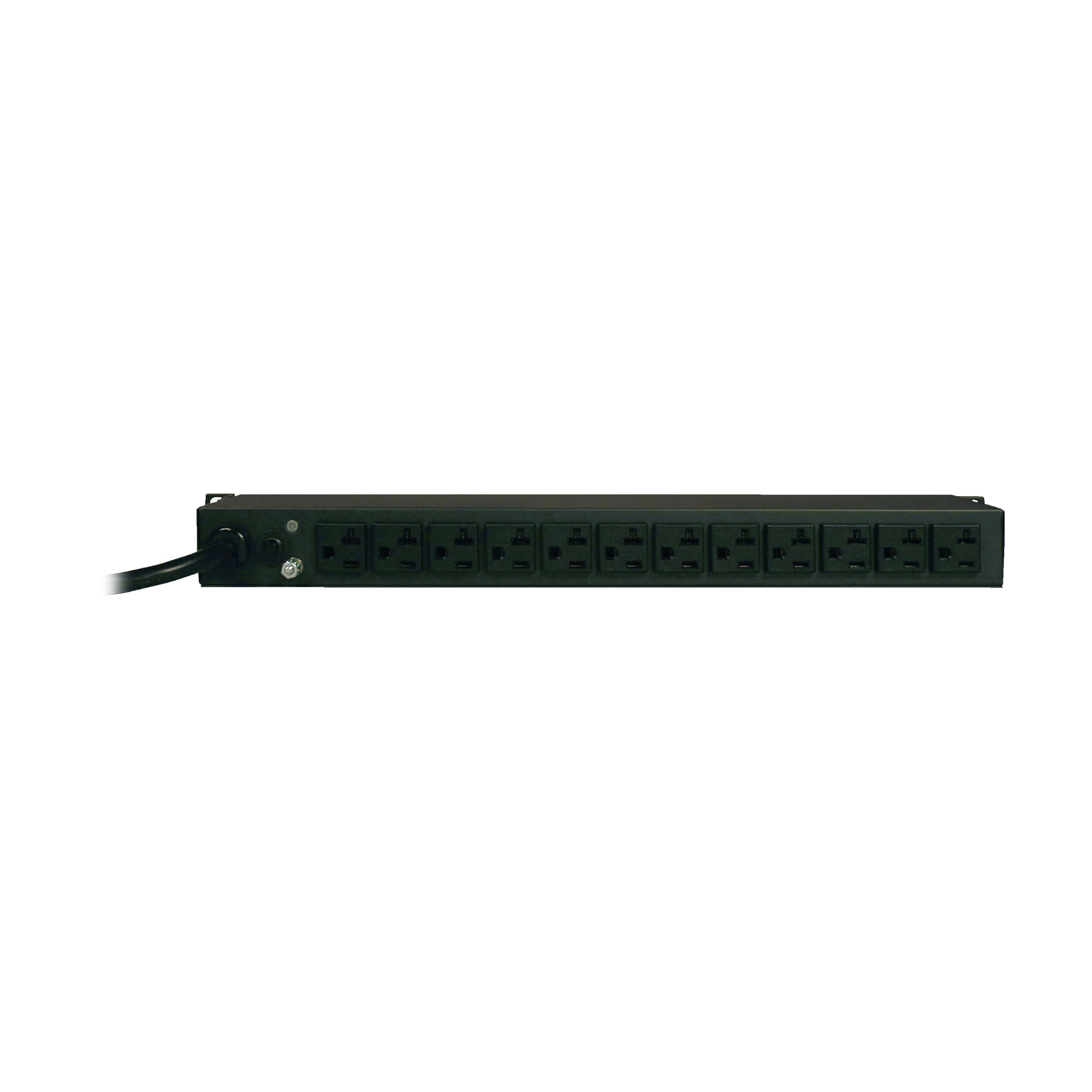 Single-Phase Metered PDU 120V, 12 5-15/20R Outlets, 15-ft Cord, Rack ...