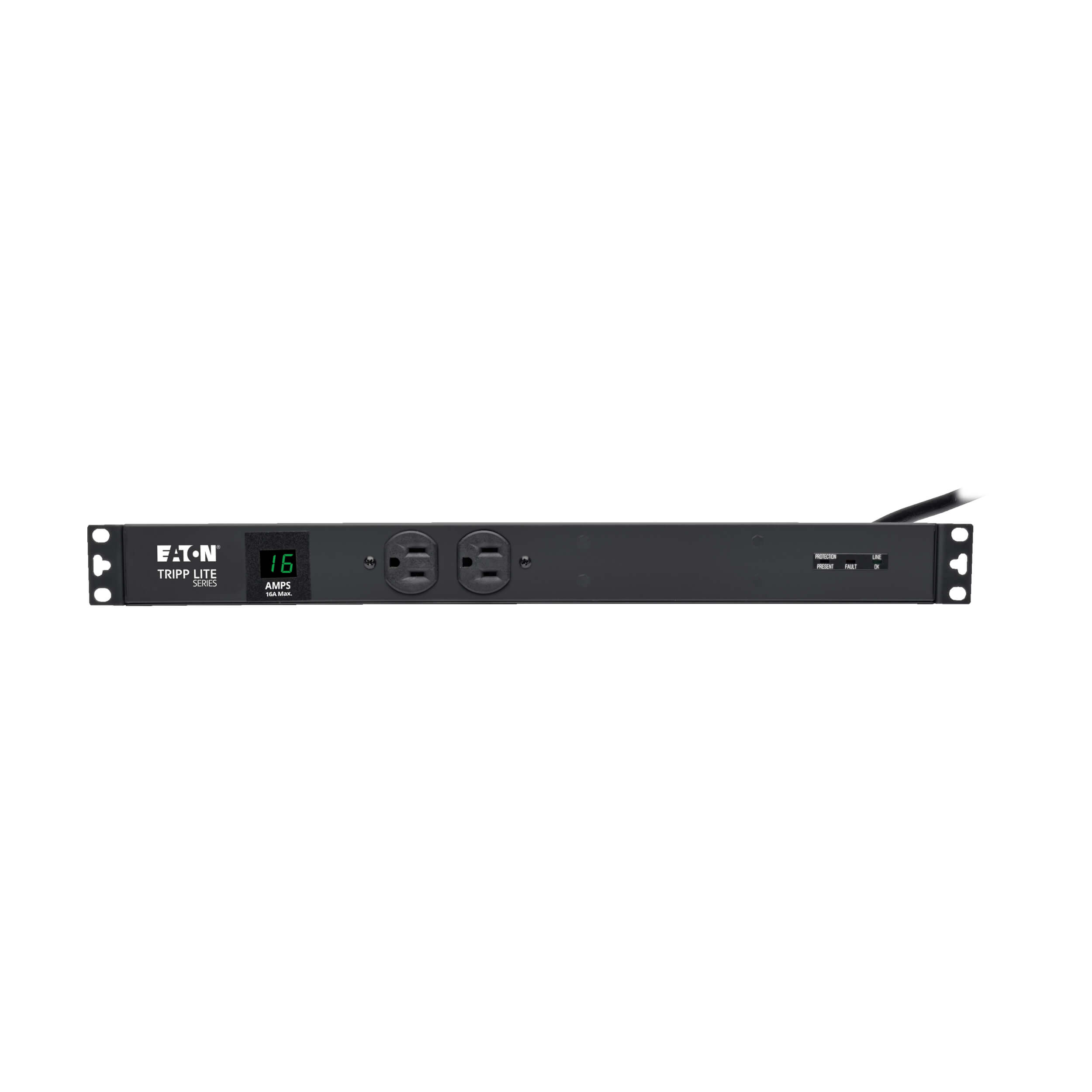 Single-Phase Metered PDU 120V, 12 5-20R & 2 5-15R Outlets, 15-ft Cord ...