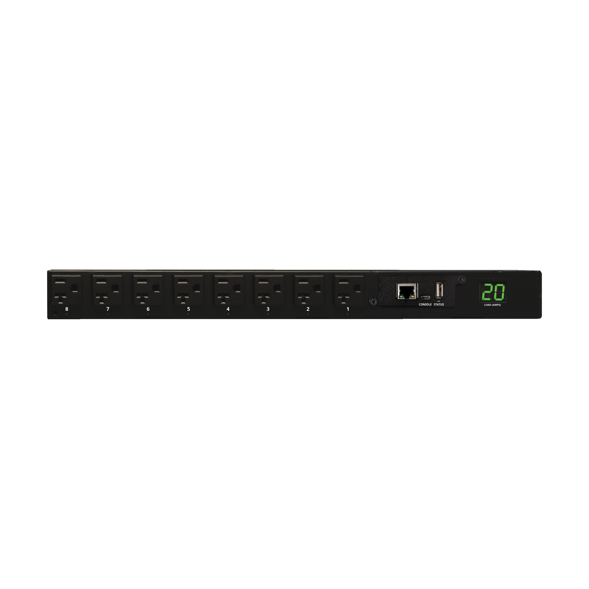 Single-Phase Switched PDU 120V, 16 5-15/20R Outlets, 12-ft Cord, Rack ...