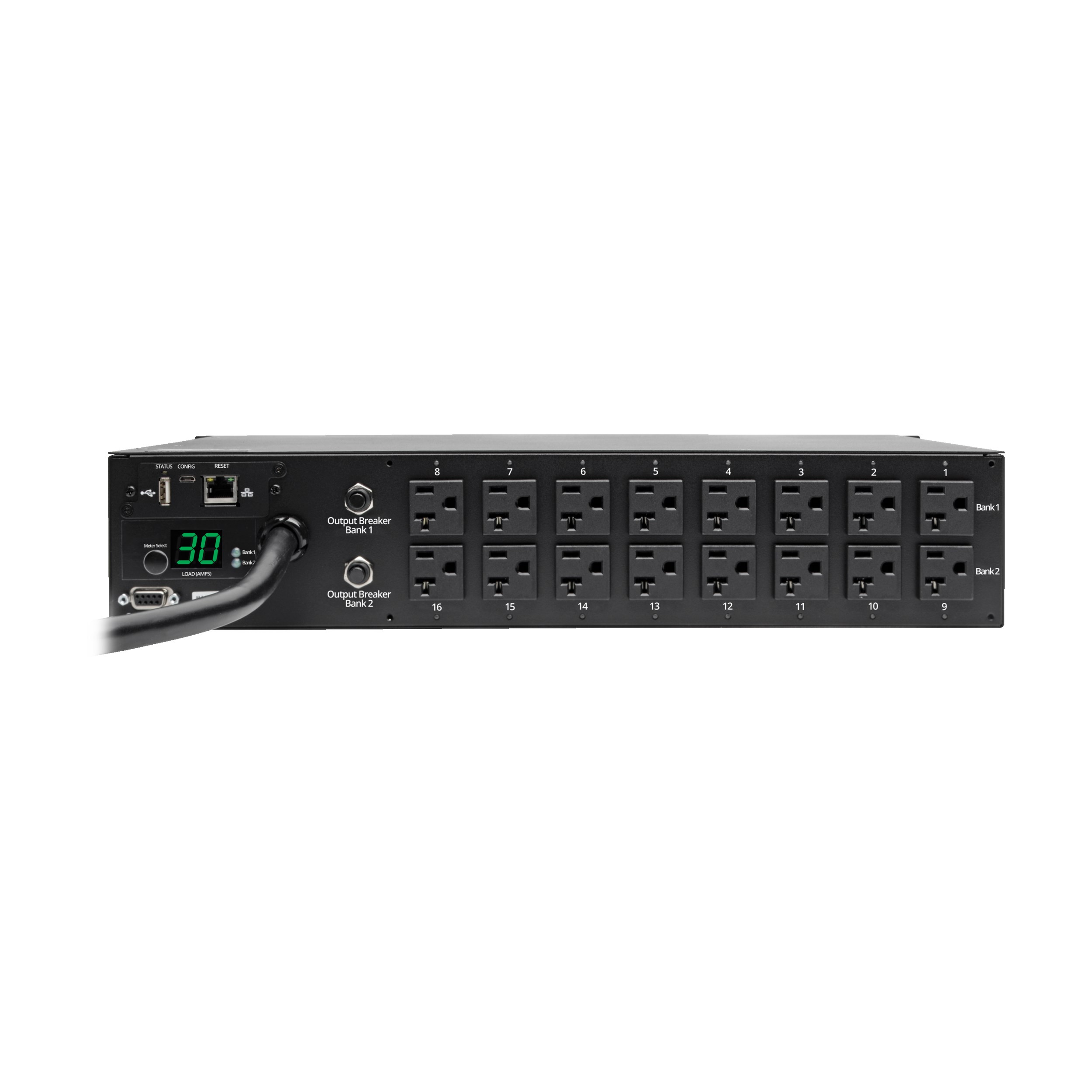 2.9kW Single-Phase Switched PDU, NIC, 120V Outlets (16 5-15/20R), 10 ft ...