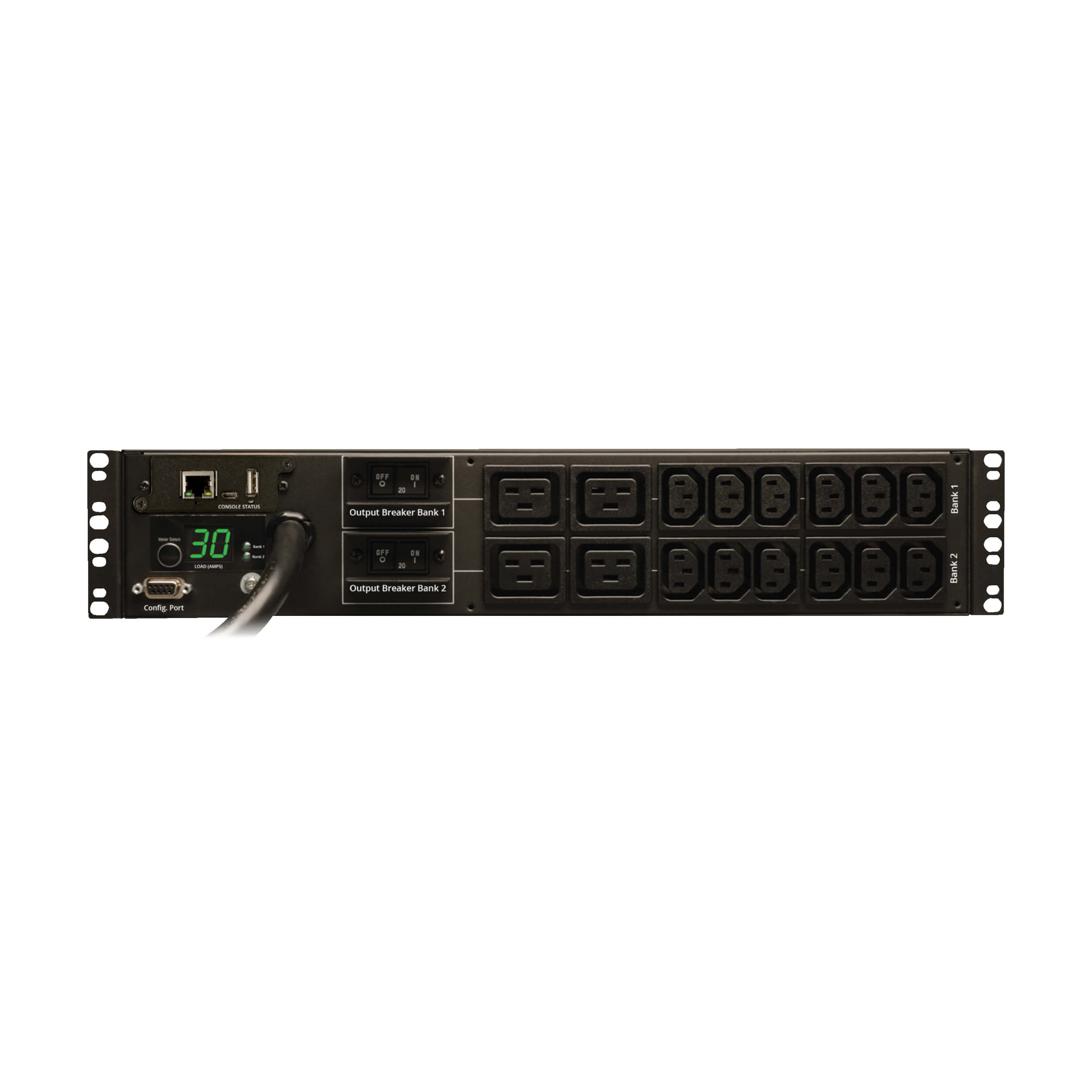 5.5kW Single-Phase Monitored PDU, NIC, 208/230V Outlets (12-C13 and 4 ...