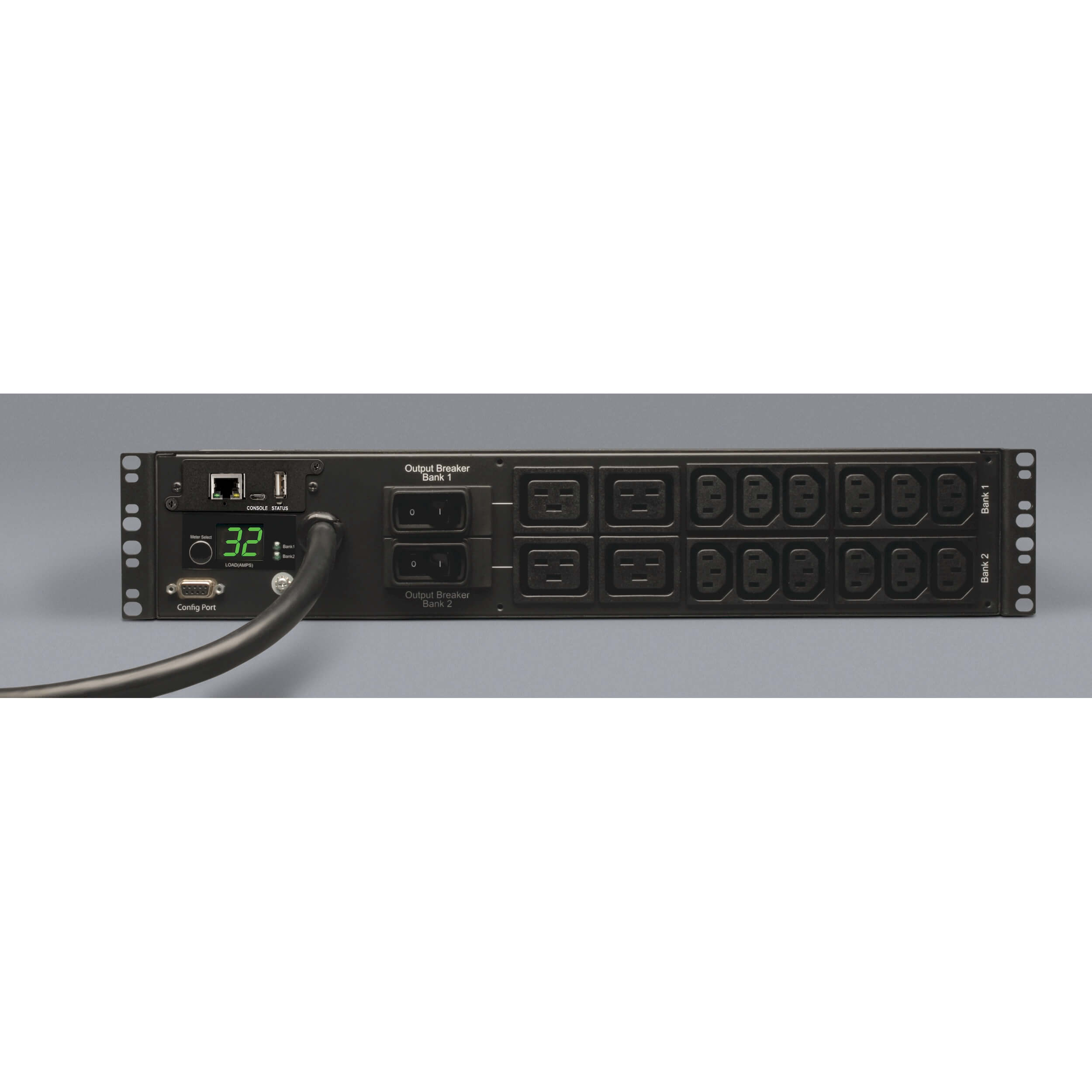 Monitored PDU, IEC-309 32A Blue, C13, C19, 230V, 2U, TAA | Eaton