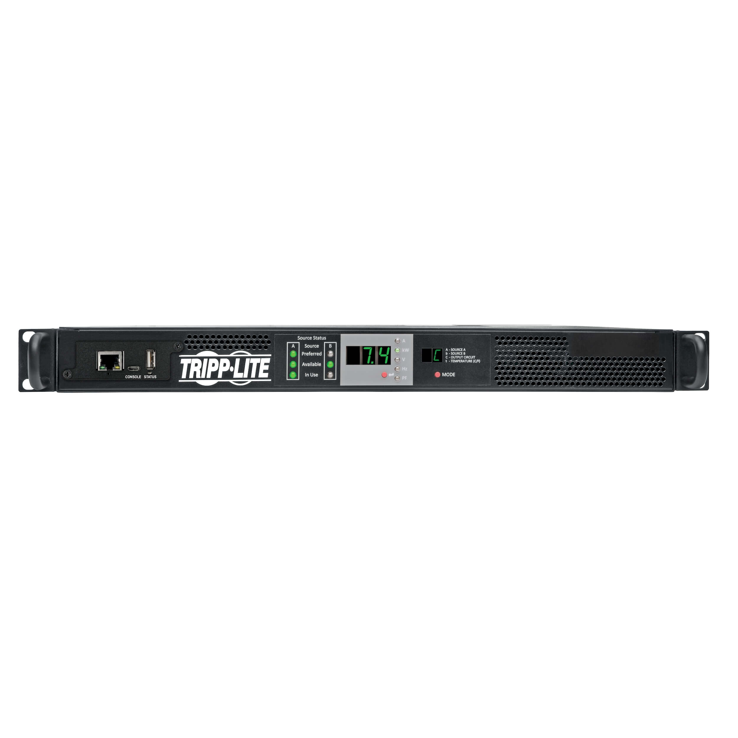 Single Phase PDU to IEC-309 32A (2P+E) (2), 1U, 10 ft | Eaton