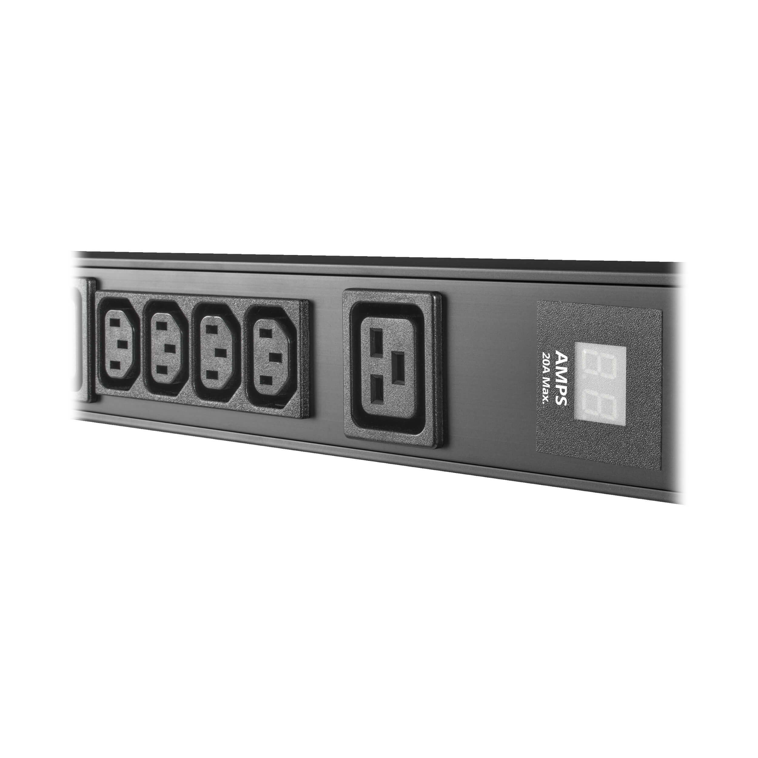 Single-Phase Metered PDU, 3800W, 240V, 16xC13, 4xC19 Outlets, 0U | Eaton