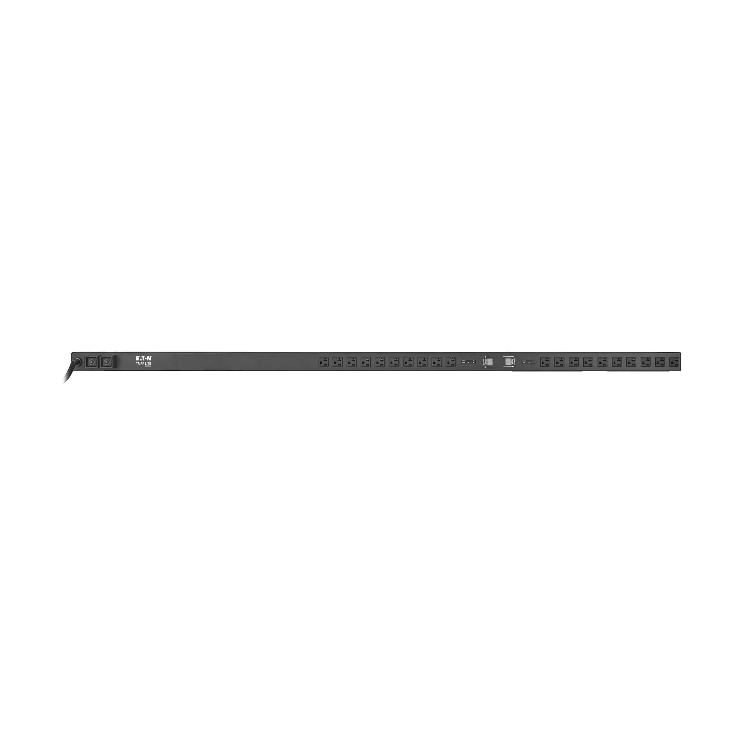 Metered PDU 30A, 120V, 20 5-20R Outlets, 10-ft Cord, Rack-Mount | Eaton