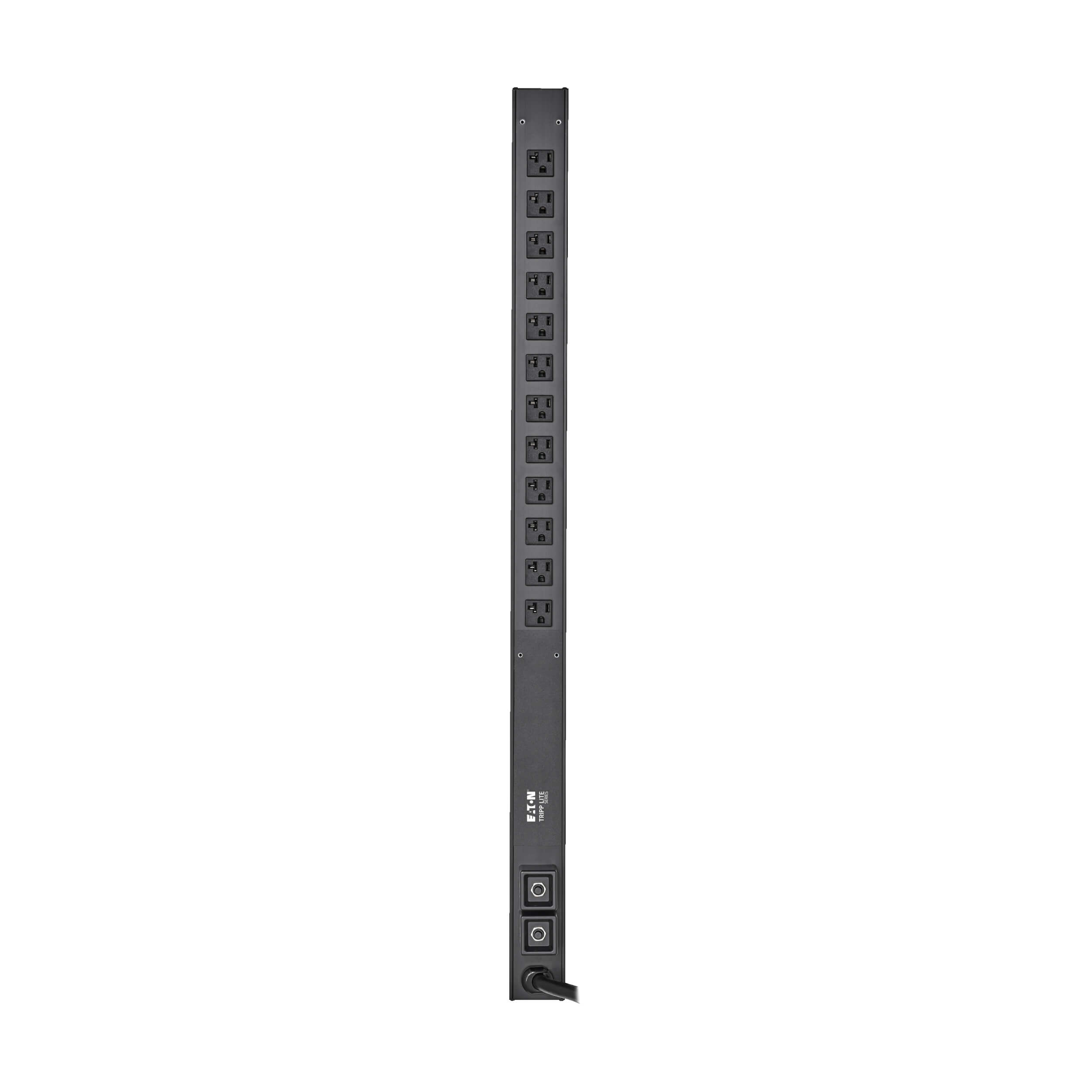 Single-Phase PDU, 120V, 2.9kW, 12x 5-15/20R Outlets, L5-30P Input, 10 ...