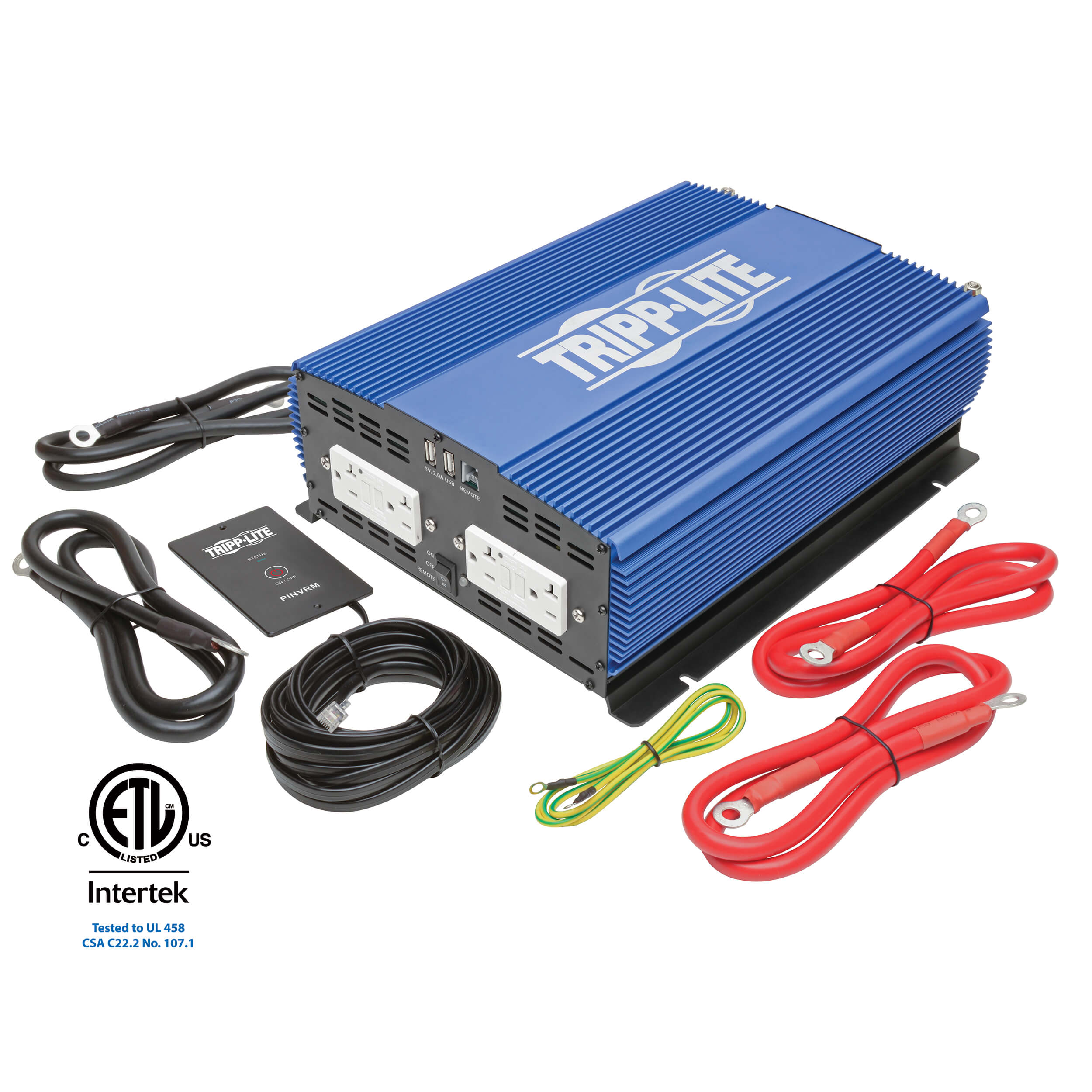 3000W Heavy-Duty Mobile Power Inverter, 4AC/2 USB | Eaton Tripp Lite