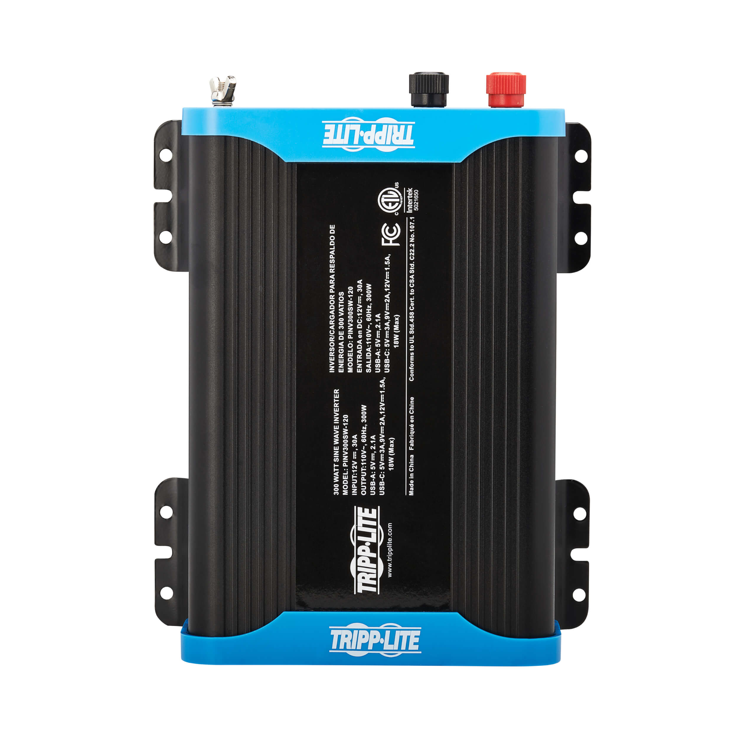 300W Compact Power Inverter, 2x AC, USB-A, USB-C | Eaton