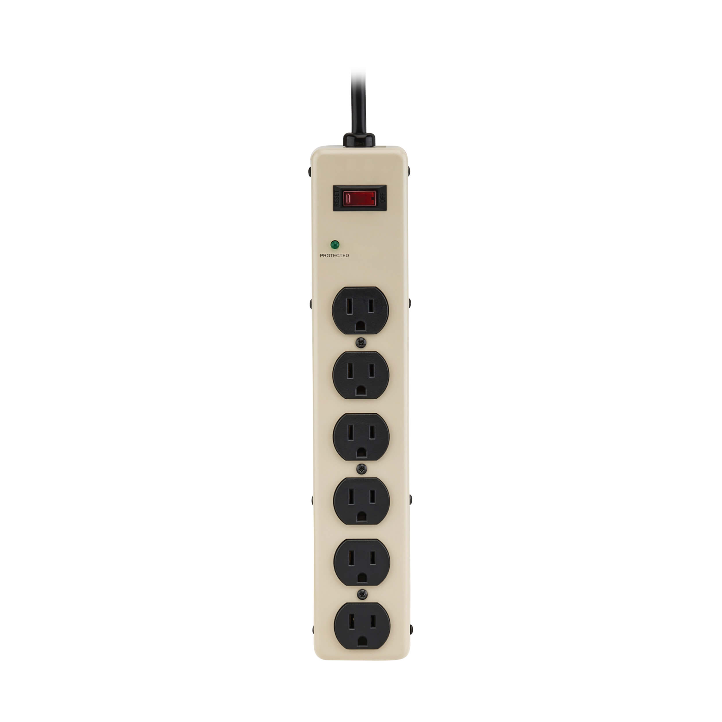 6 Outlet Commercial-Grade Surge Protector, 6-ft Cord | Eaton