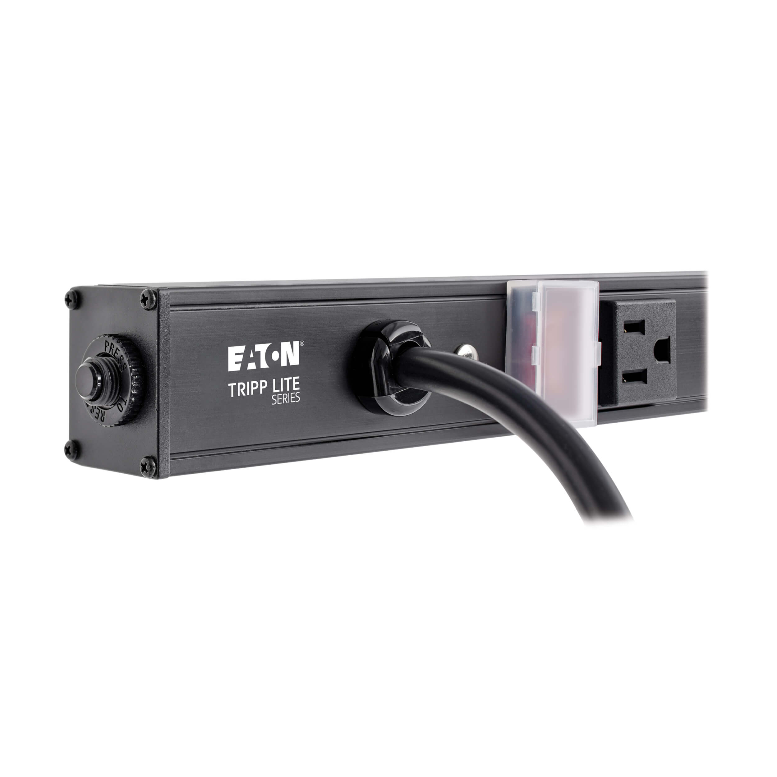 Power Strip, 8 5-15P Outlets 120V 15 ft. Cord, Black | Eaton