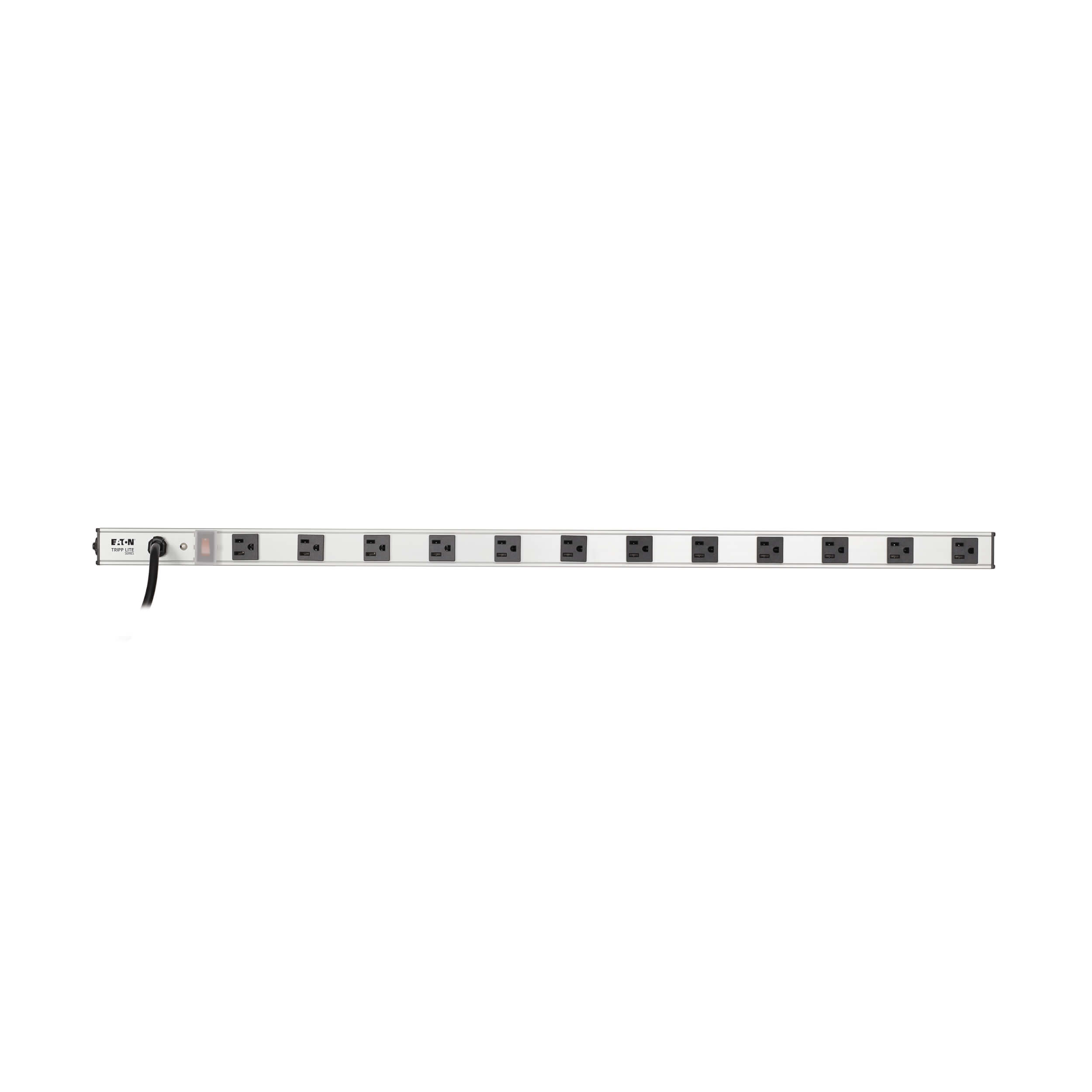 Vertical Power Strip, 12 Outlets, 120V, 15-ft. Cord | Eaton