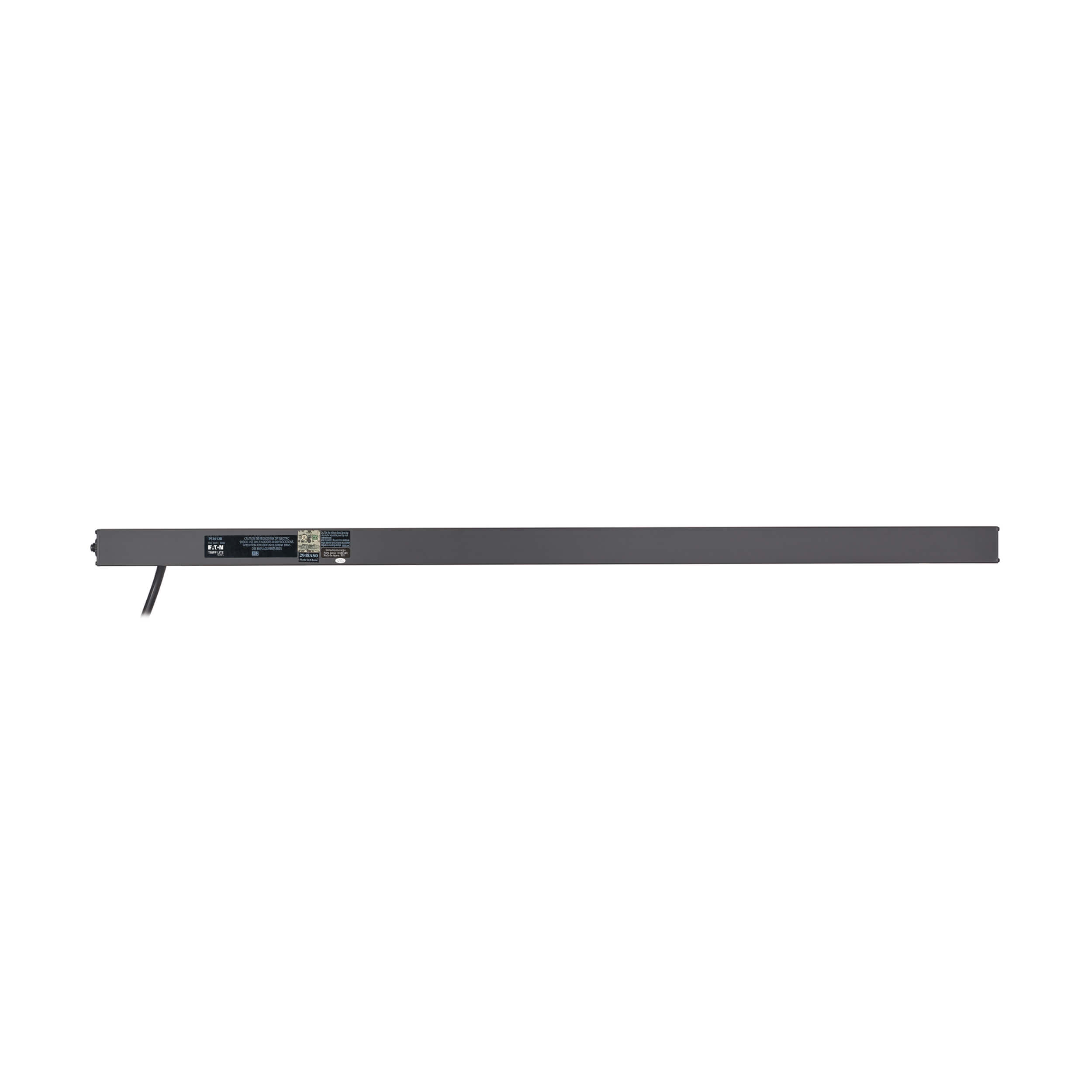 Vertical Power Strip, 12 Outlets, 120V, 15-ft. Cord, Black | Eaton