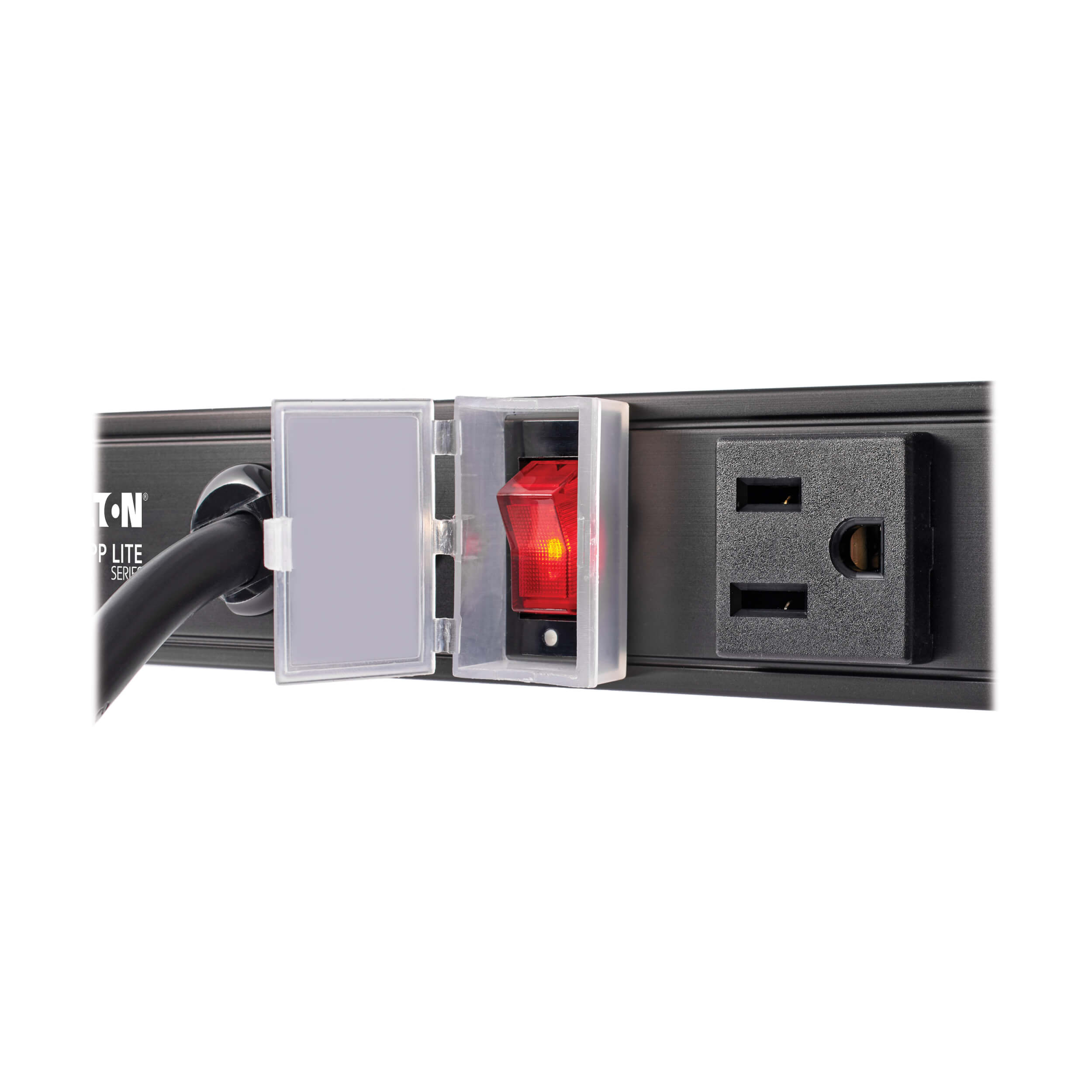 Vertical Power Strip, 12 Outlets, 120V, 15-ft. Cord, Black | Eaton