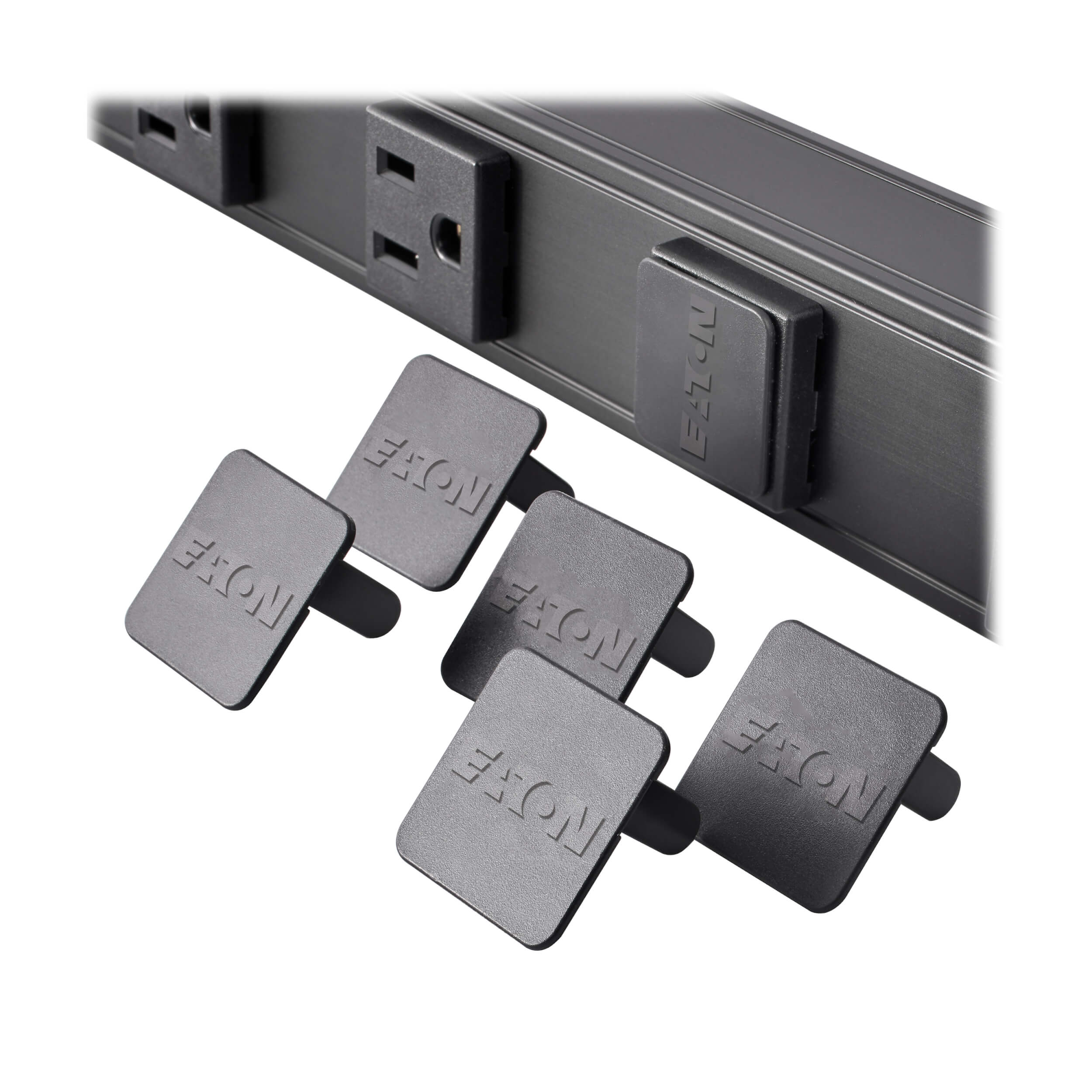 Vertical Power Strip, 12 Outlets, 120V, 15-ft. Cord, Black | Eaton