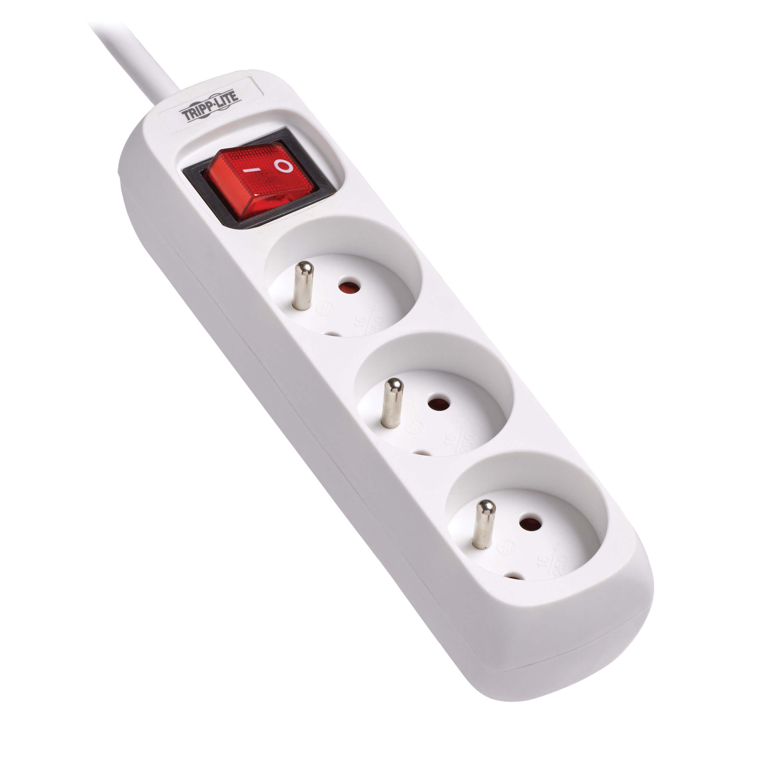 3-Outlet Power Strip - French Type E Outlets, 220-250V | Eaton