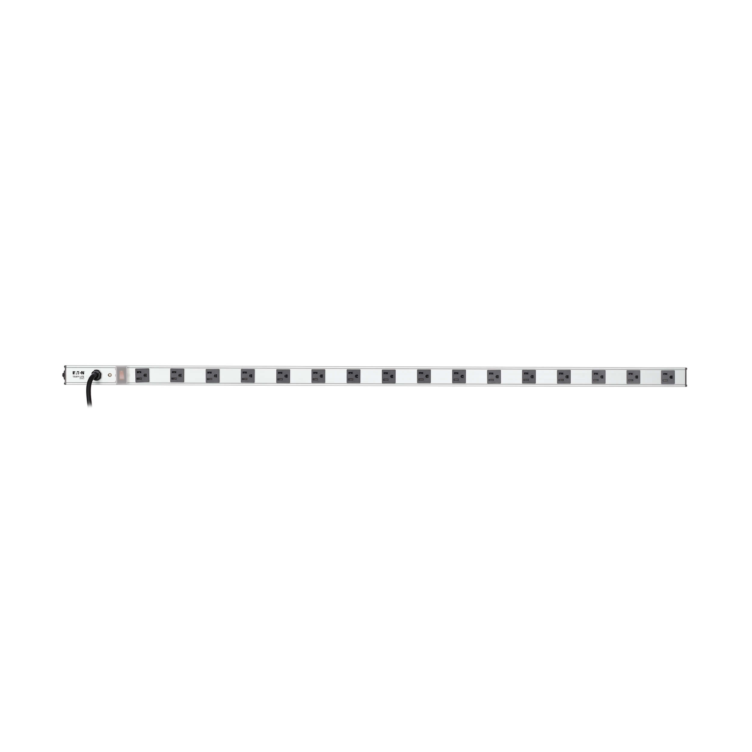 Vertical Power Strip, 16 Outlets, 15-ft. Cord | Eaton