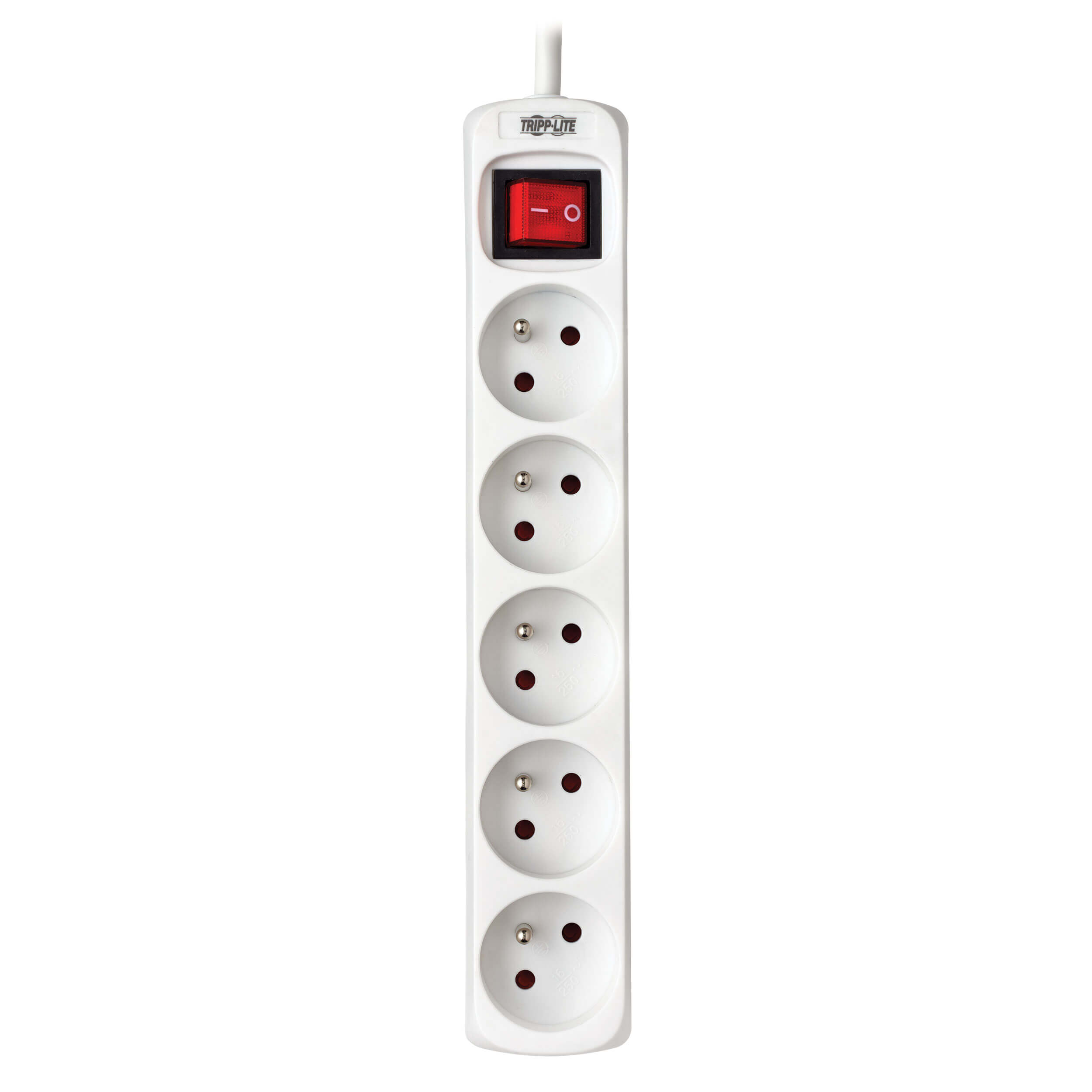 5-Outlet Power Strip - French Type E Outlets, 220-250V AC | Eaton