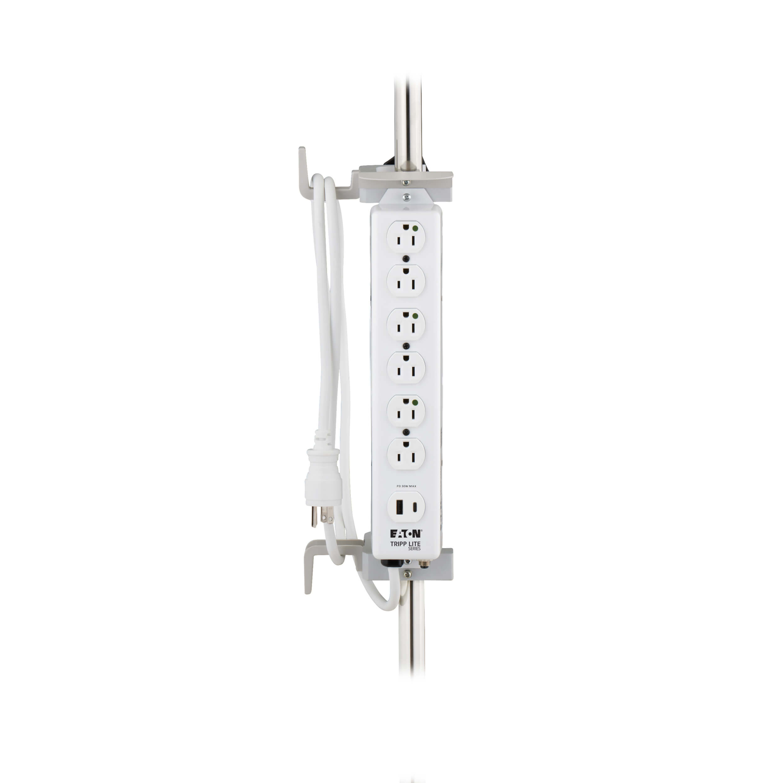 Medical-Grade Power Strip, UL 1363, 6 Outlets, 6ft Cord, USB Charger ...