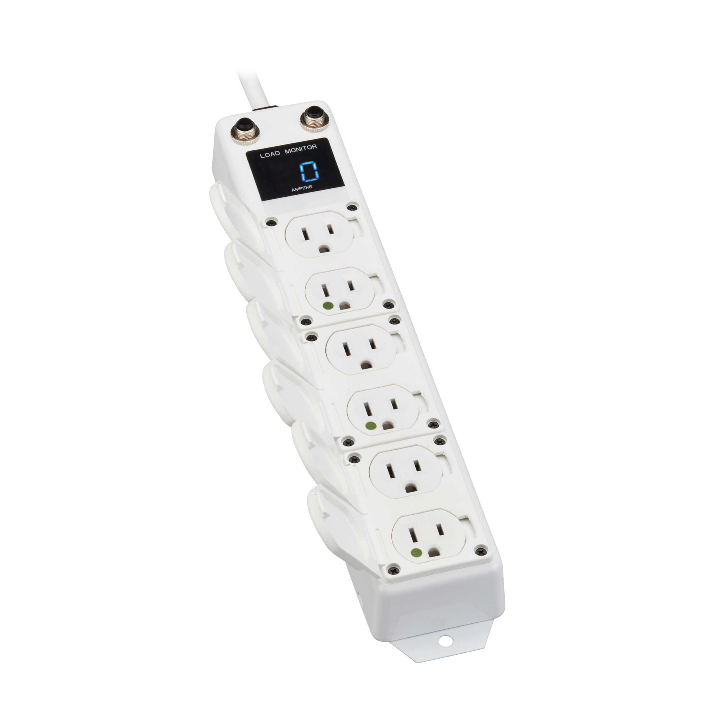 Medical-Grade Power Strip, UL 1363A, 6 Outlets, 7ft Cord, Load Monitor ...