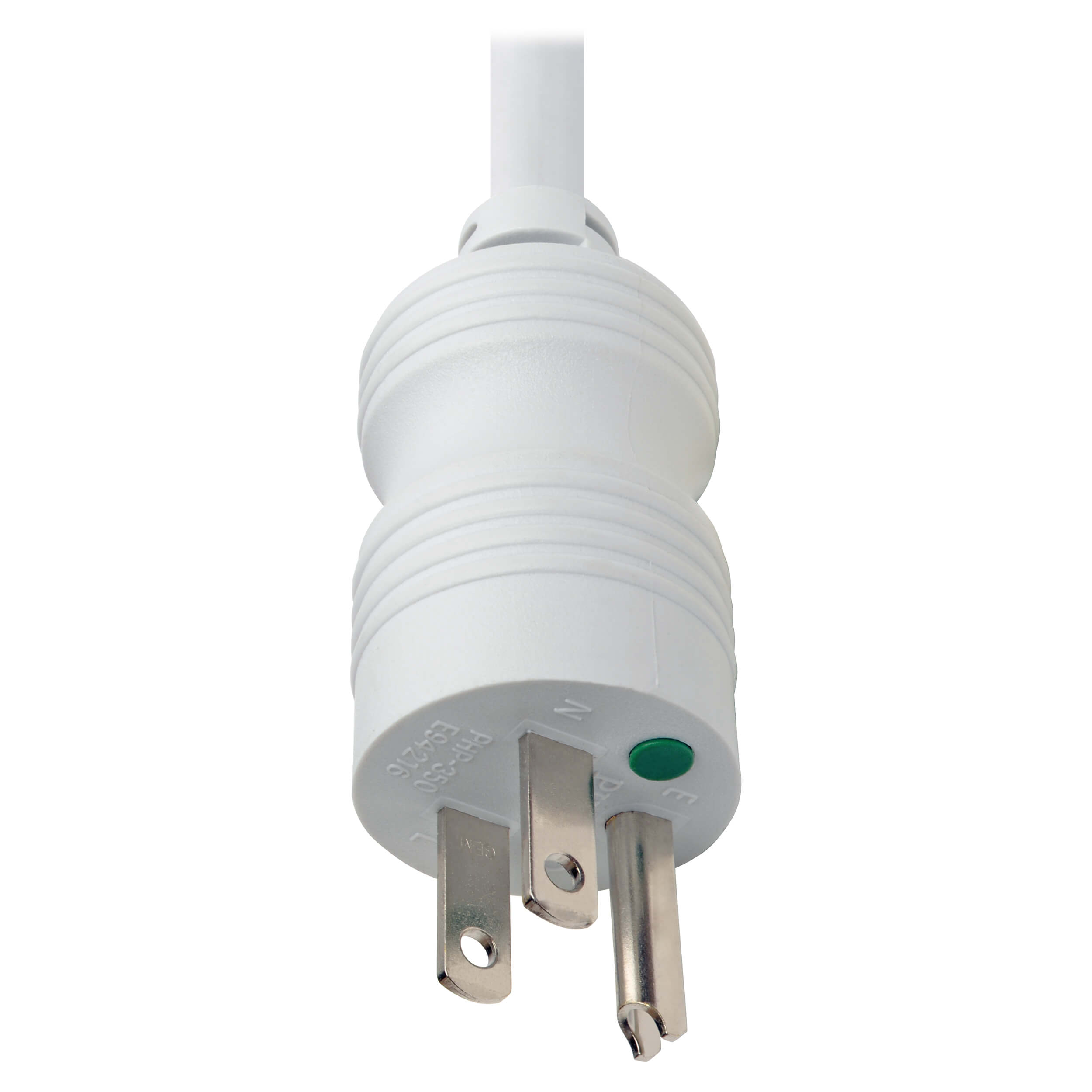 Hospital-Grade Power Strip, UL 1363, 6x Green Dot Outlets ...