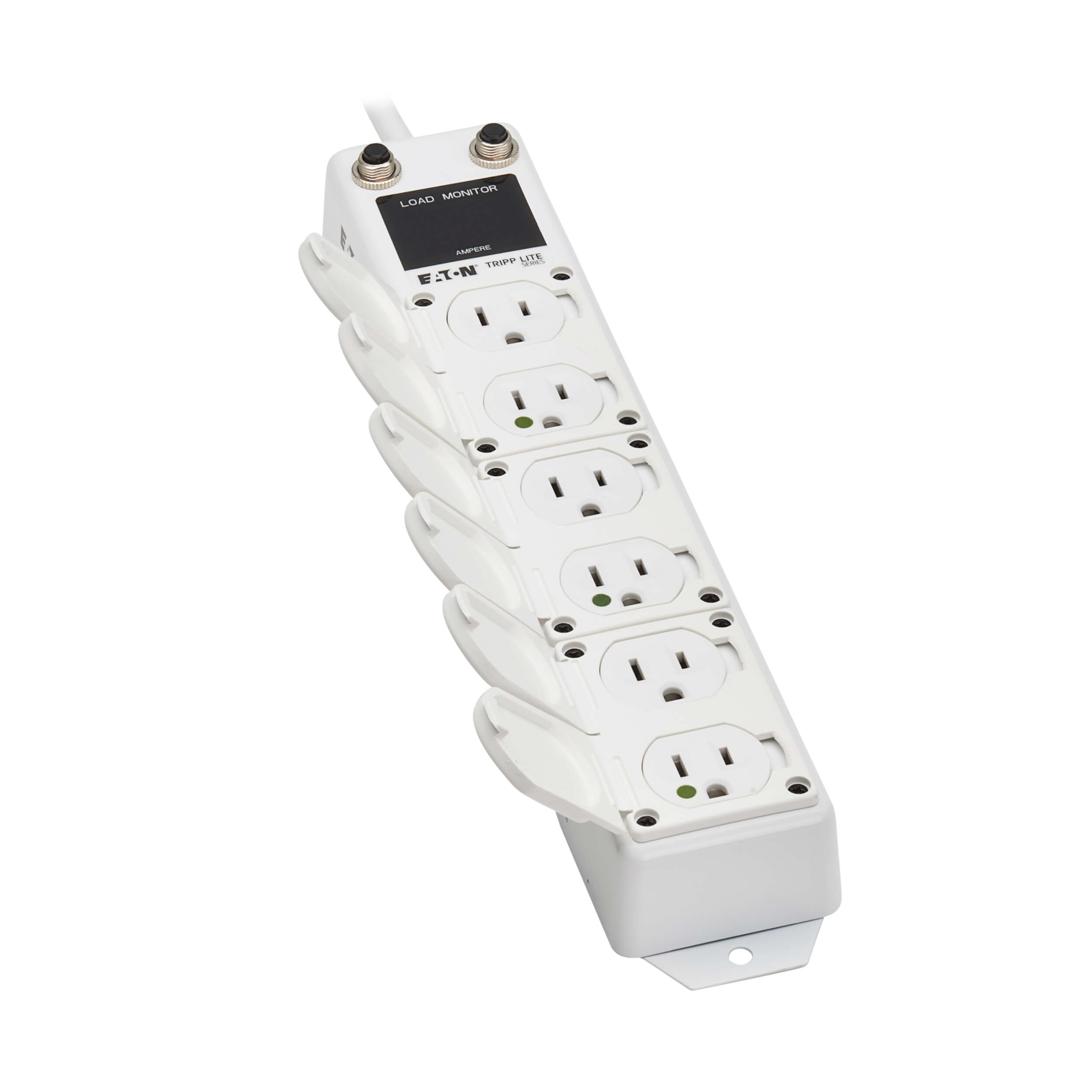 Medical-Grade Power Strip, UL 1363A, 6 Outlets, 15ft Cord, Load Monitor | Eaton