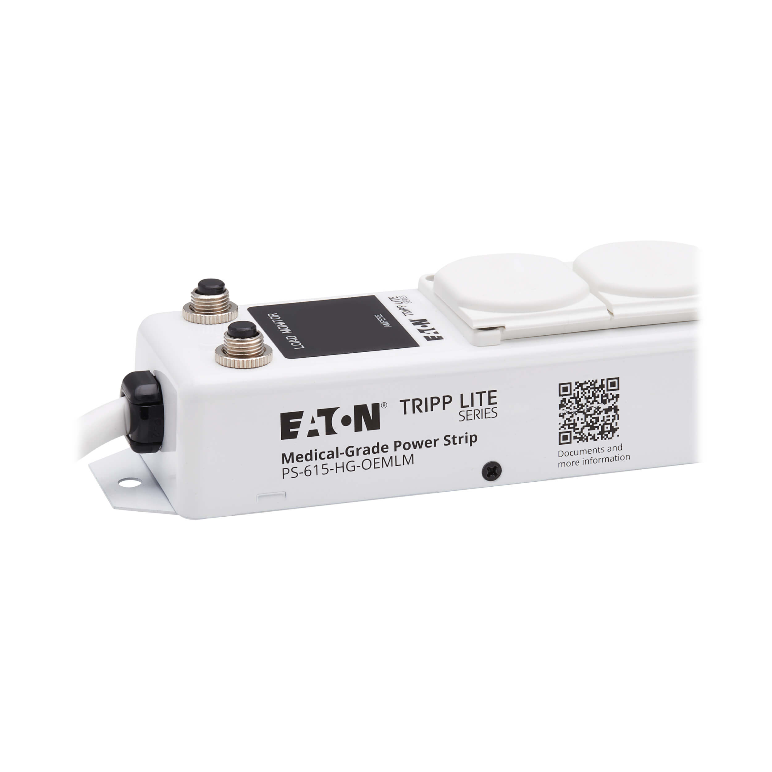 Medical-Grade Power Strip, UL 1363A, 6 Outlets, 15ft Cord, Load Monitor | Eaton