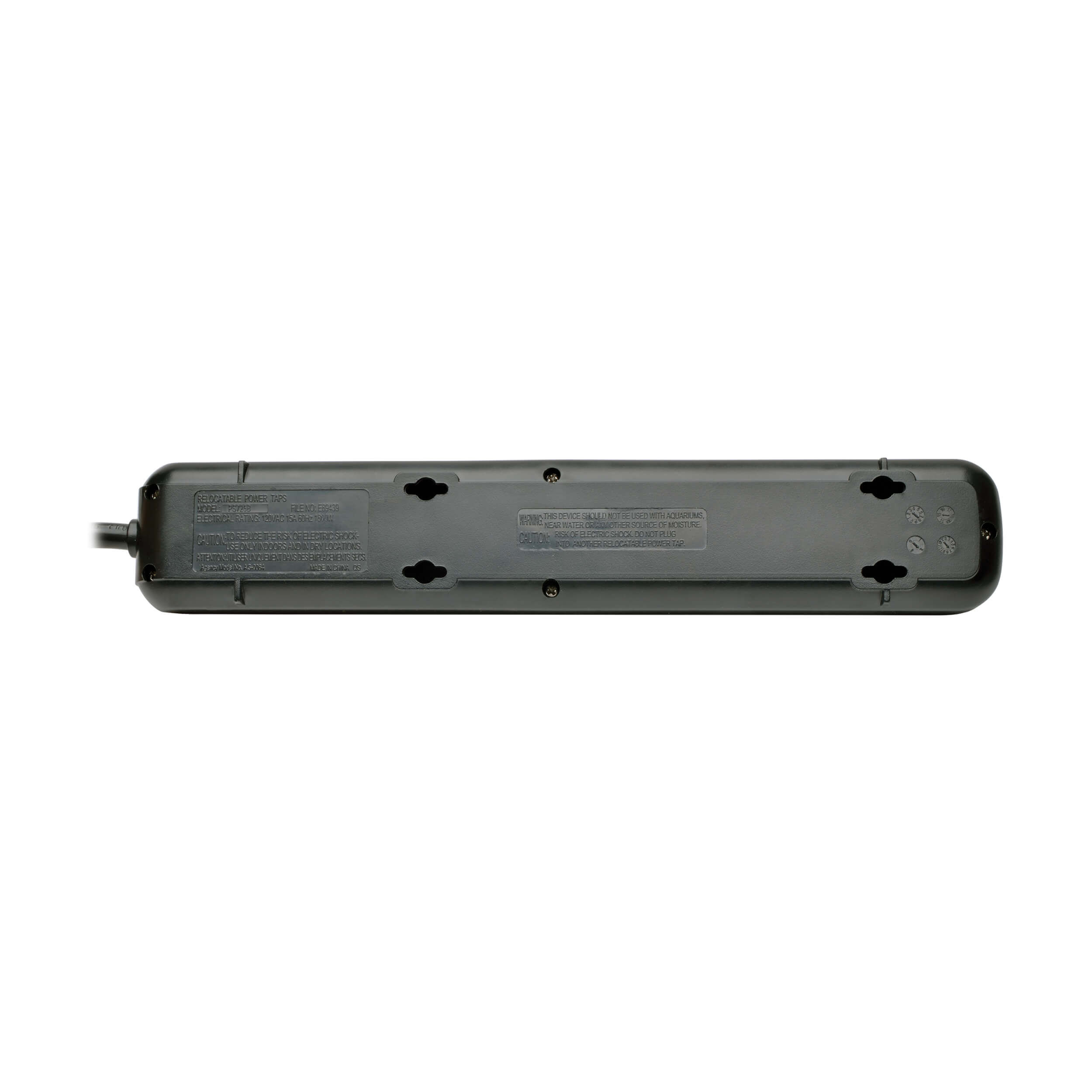 Power It! 7-Outlet Power Strip, 25 ft. Cord, Black Housing | Eaton