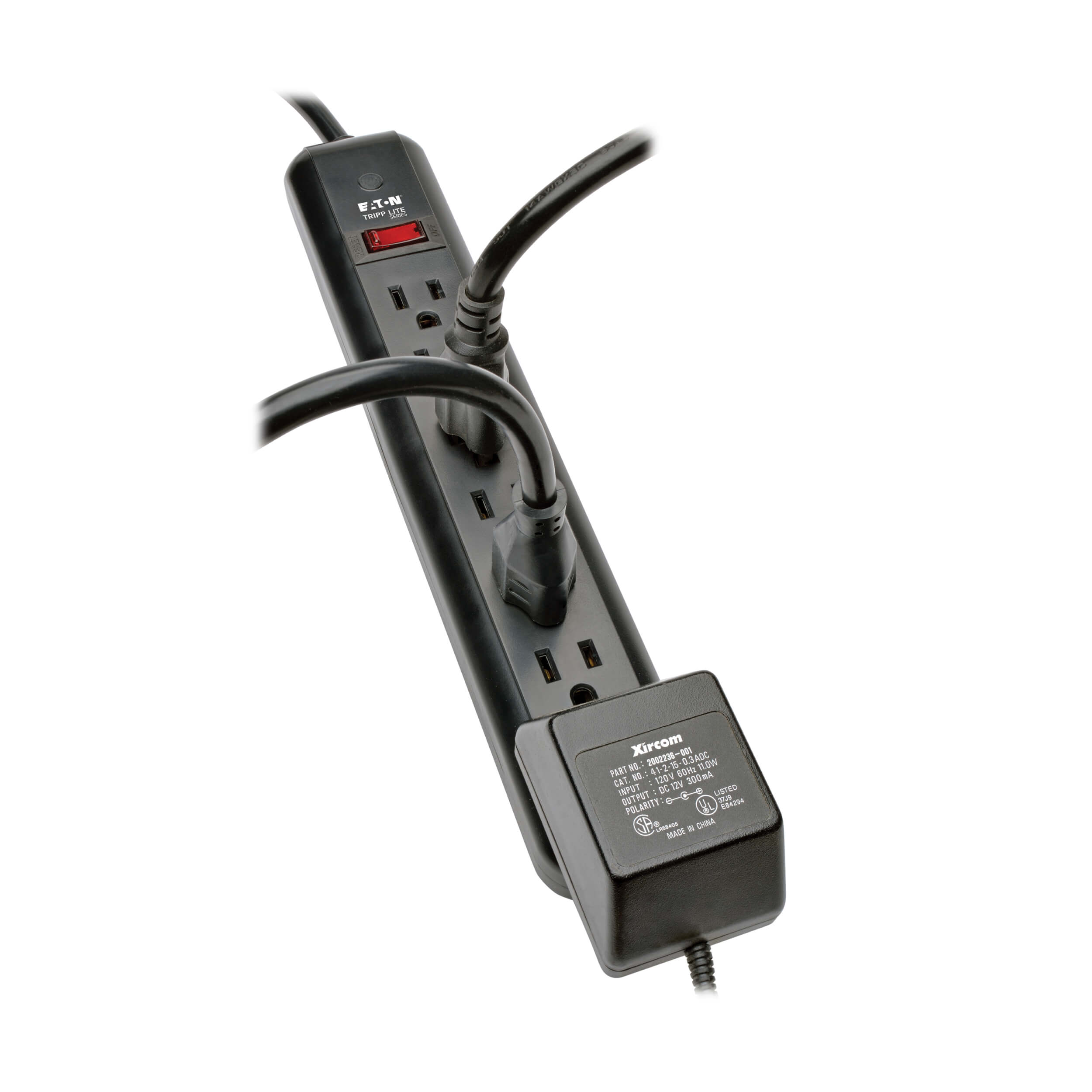 Power It! 7-Outlet Power Strip, 25 ft. Cord, Black Housing | Eaton