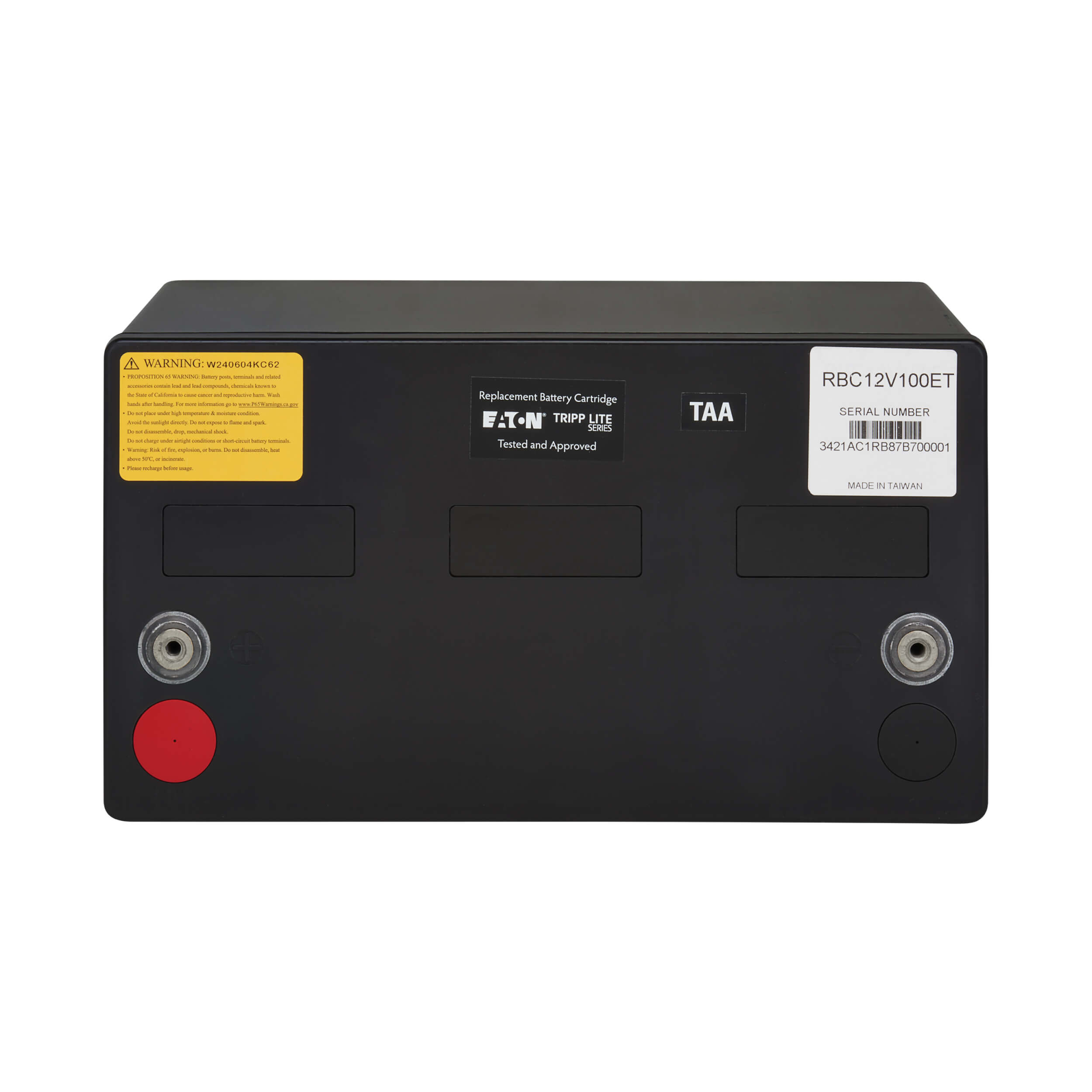 External 12V DC Battery module for 120V AC Extreme Temprature Network ...