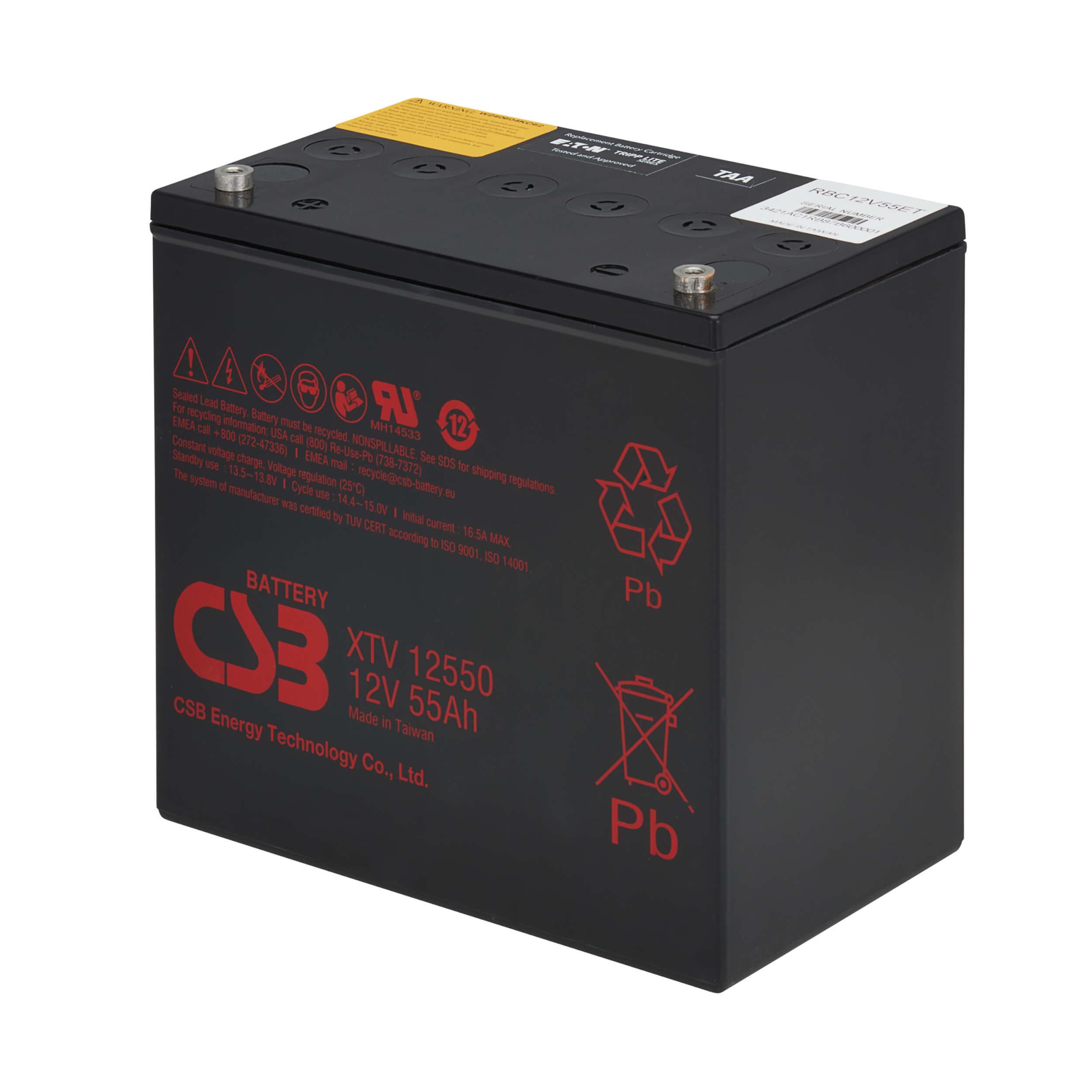 External 12V DC Battery module for 120V AC Extreme Temperature Network ...