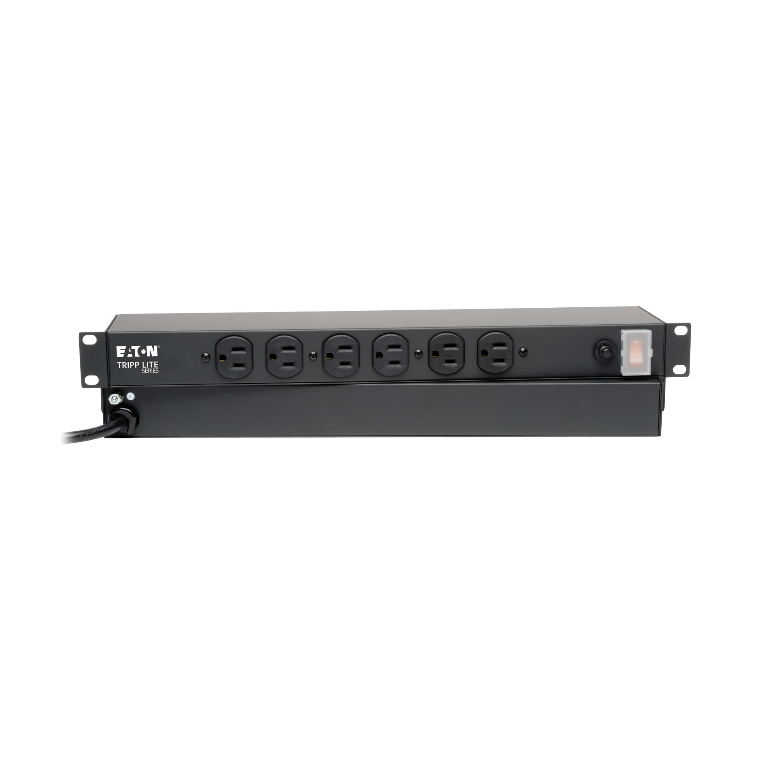 Server Rack Power Strip, 1U, 120V, 6-Outlet, 15-ft. Cord | Eaton