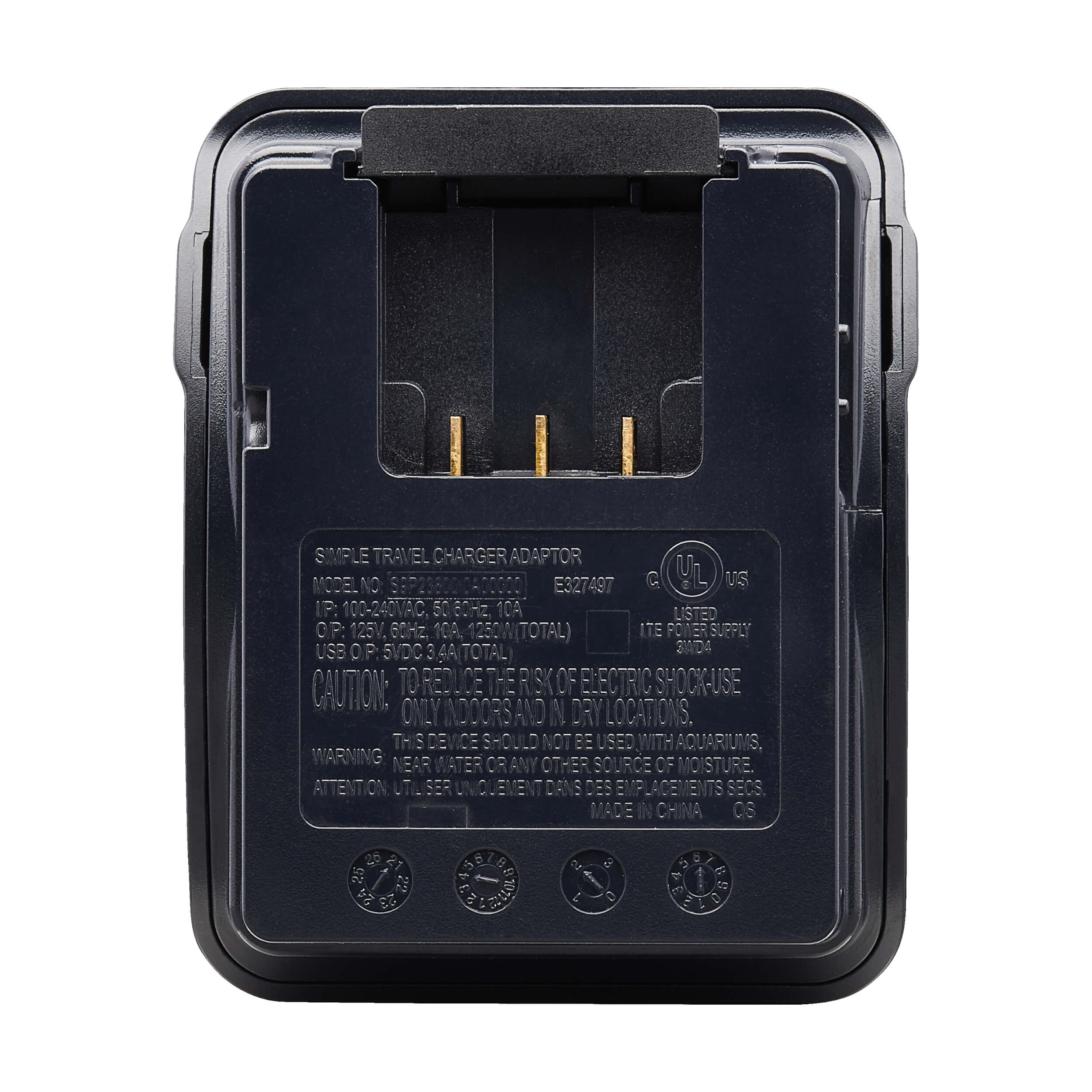 Surge Protector, 2 Outlet, Direct Plug-in, 2 USB, Antimicrobial | Eaton