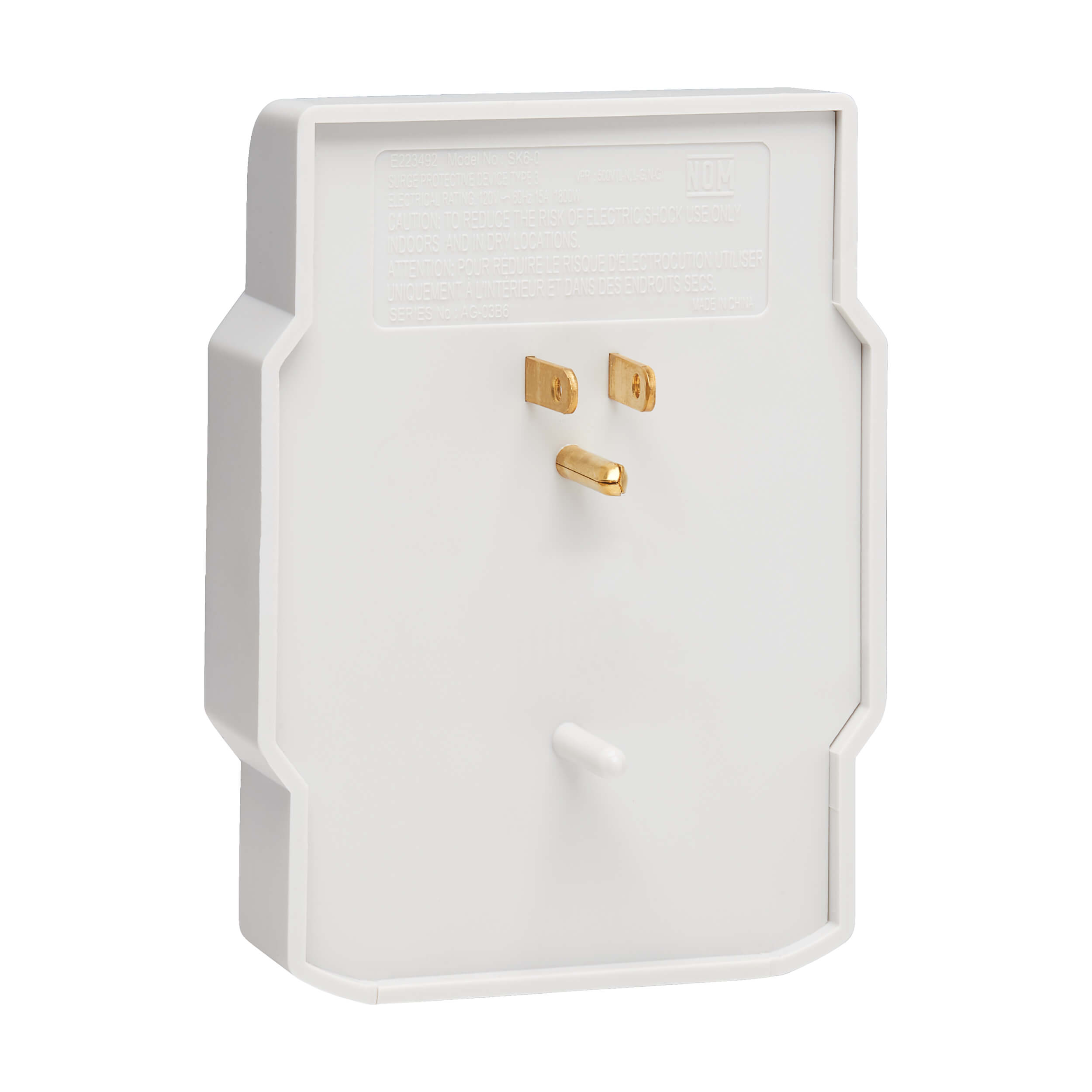 Surge Protector, Direct Plug In, 6 Outlet, 540 Joules | Eaton