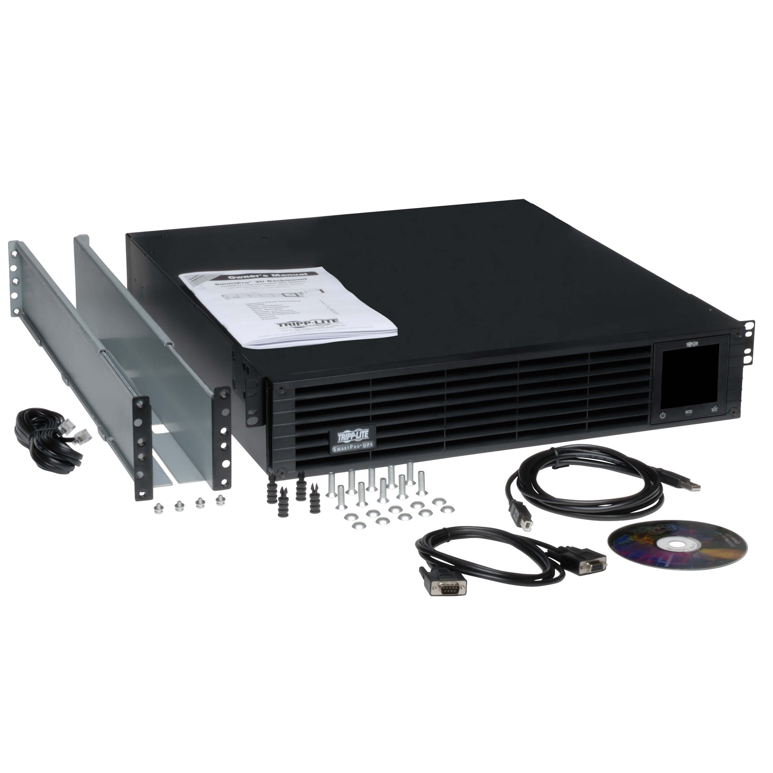 Line-Interactive Sine Wave UPS System, 120V, 1920W, 2U, Network-Ready ...