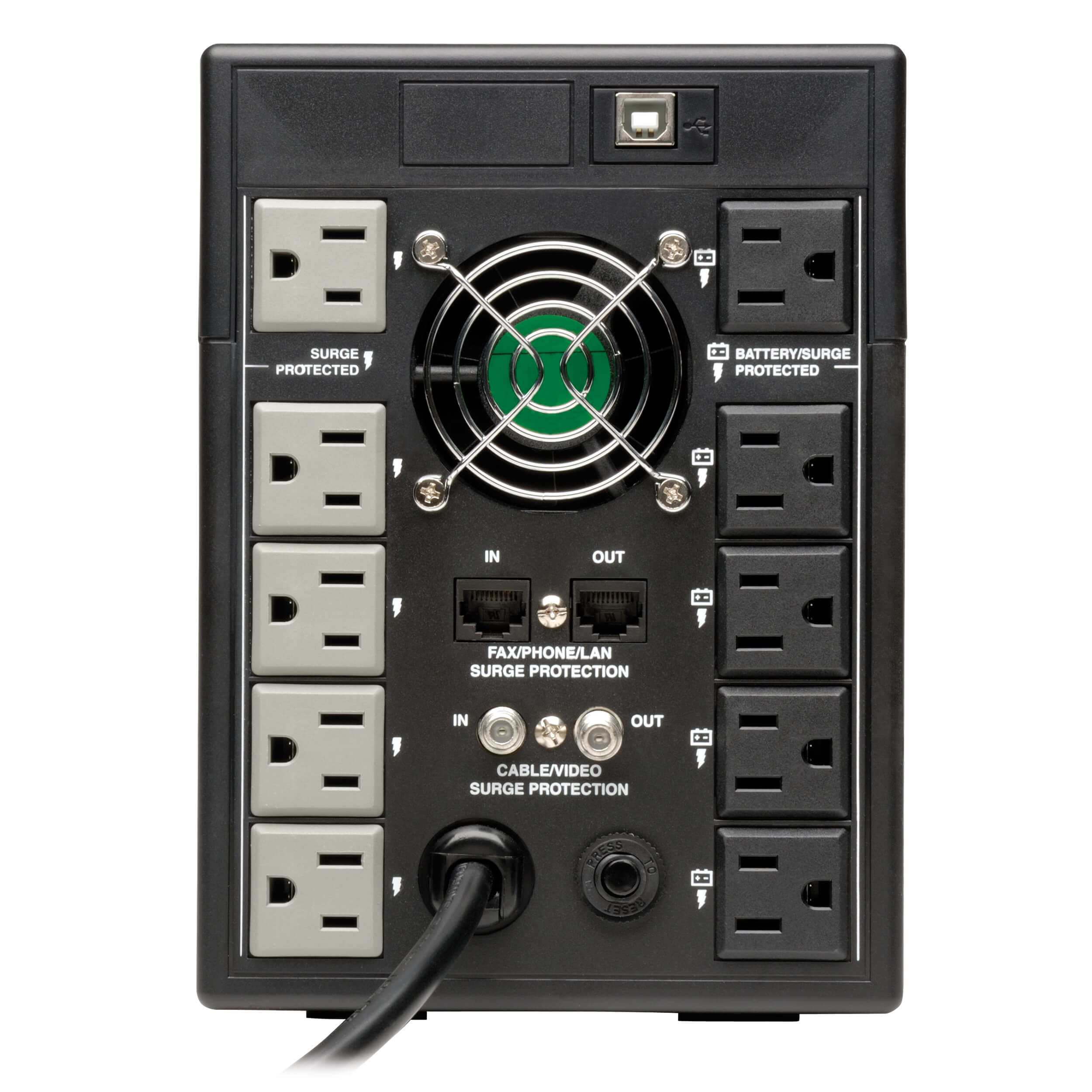 SmartPro 1500va UPS System, Tower, 10 Outlets | Eaton