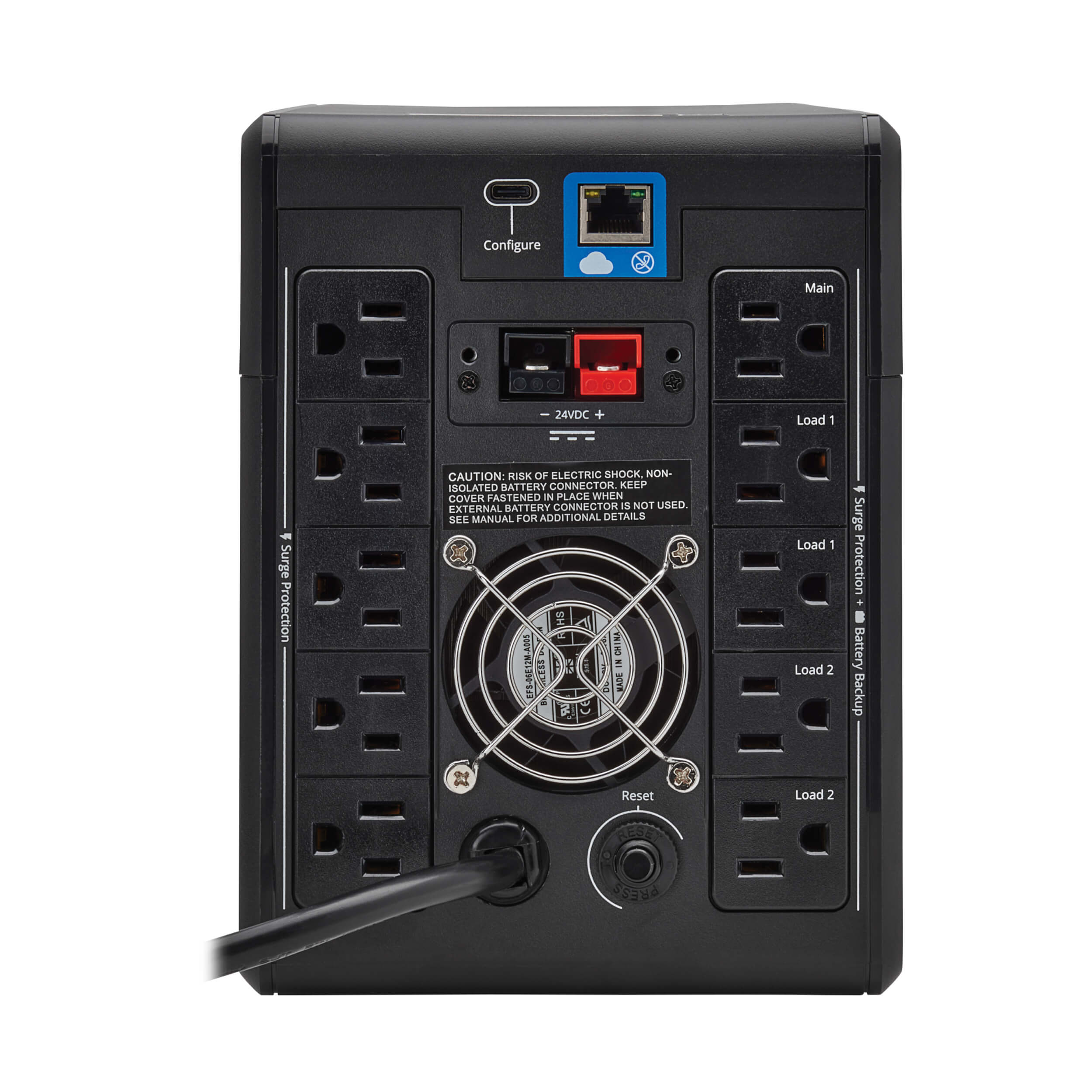 Line-Interactive Cloud-Connected UPS, 120V, 1440VA 1000W, 10 Outlets ...