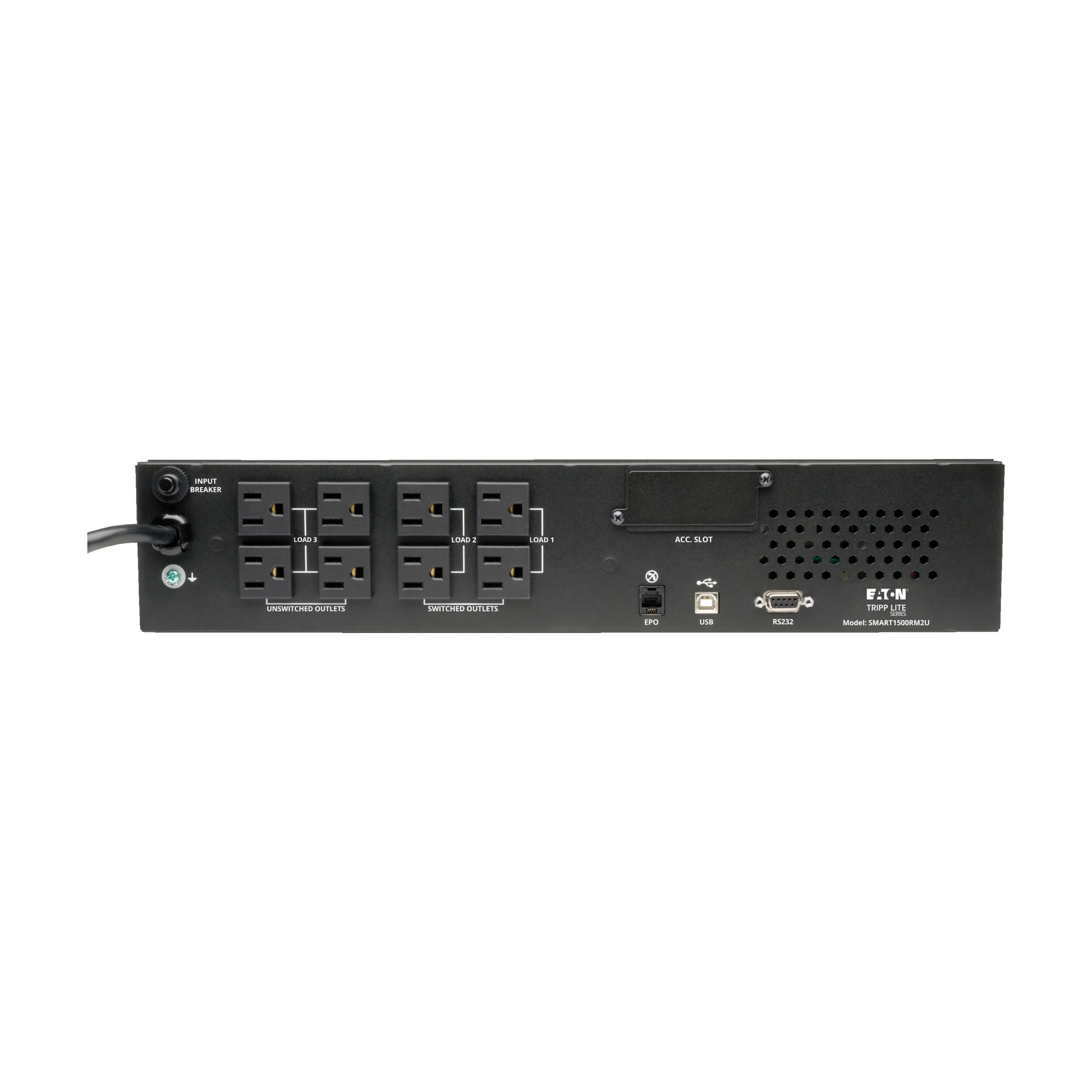 1.5kVA Rackmount UPS System, 2U, Network Card Slot, 8 Outlets | Eaton