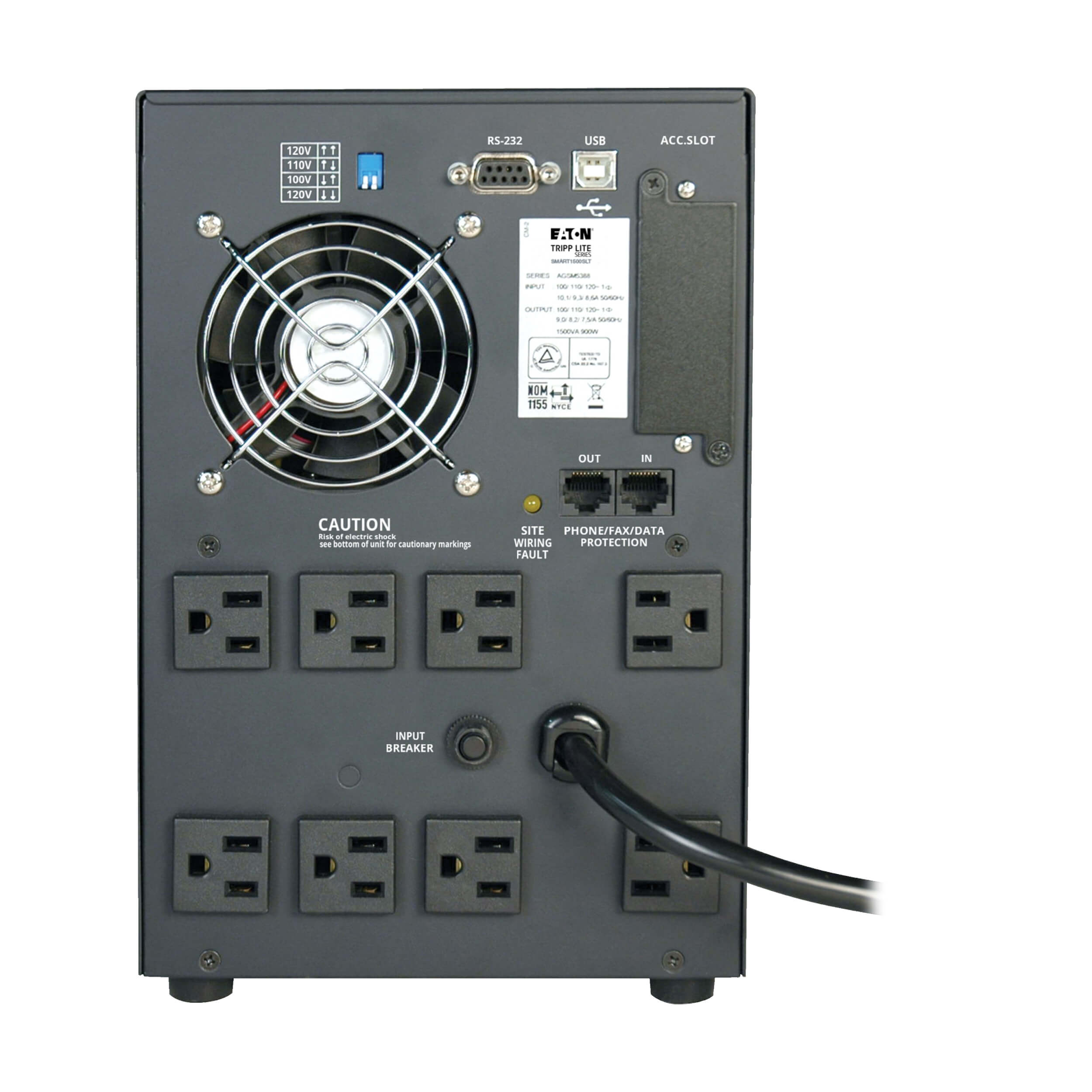 SmartPro 120V 1.5kVA 900W Line-Interactive Sine Wave UPS, Tower ...