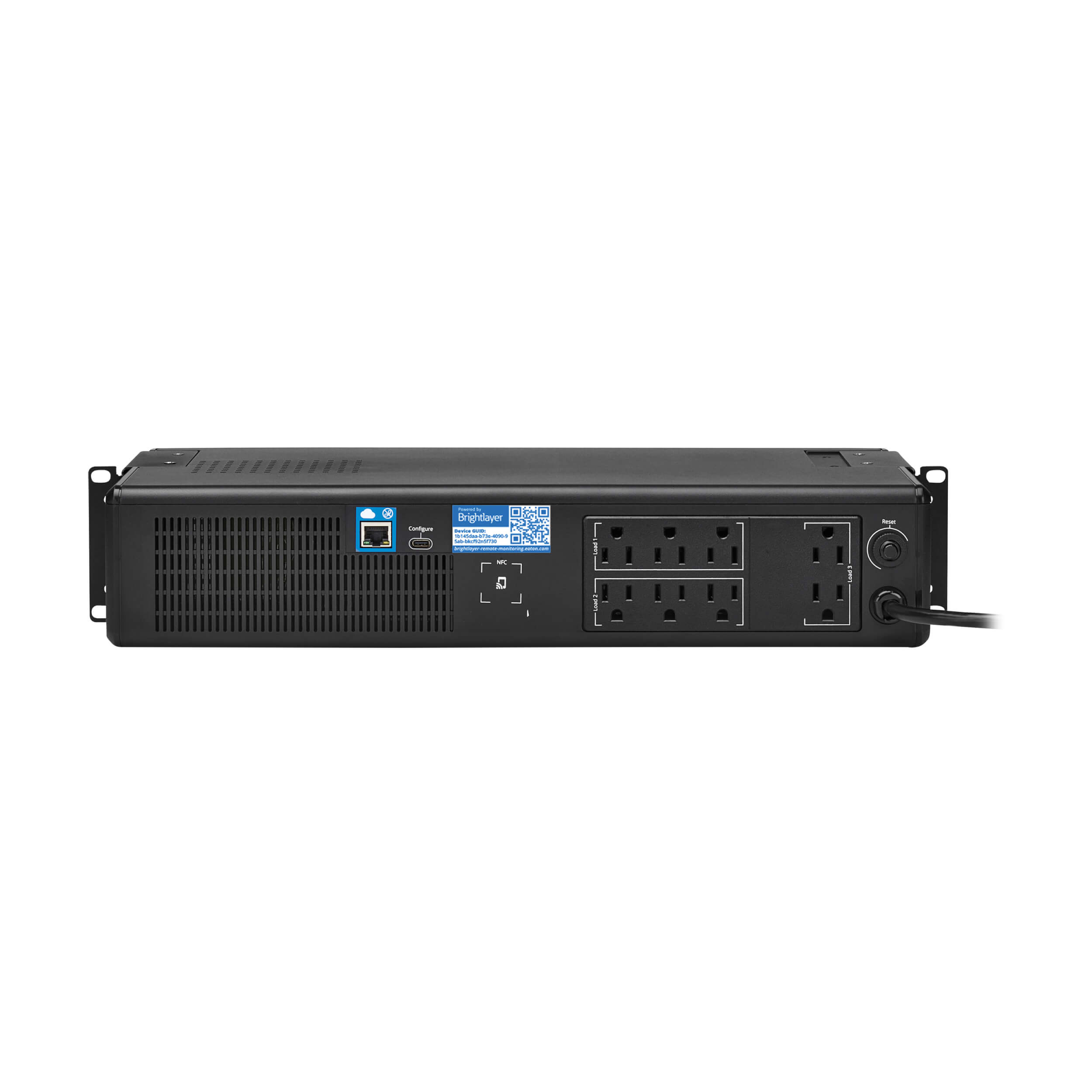 Eaton Tripp Lite series Smart LCD UPS, 750VA Line Interactive, Rack/Tower, 2U, 8 Outlets, RJ45 ...