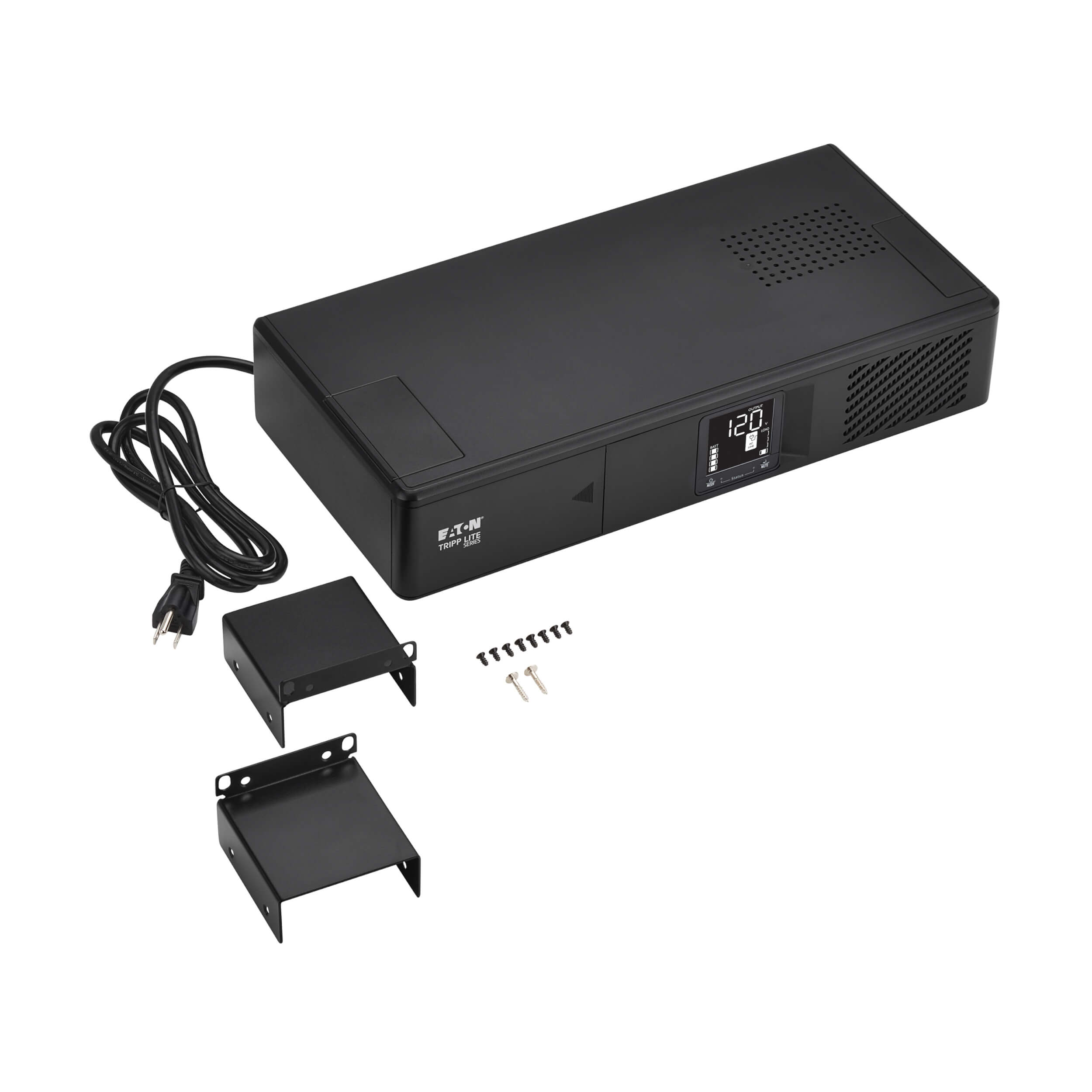 Eaton Tripp Lite series Smart LCD UPS, 750VA Line Interactive, Rack/Tower, 2U, 8 Outlets, RJ45 ...