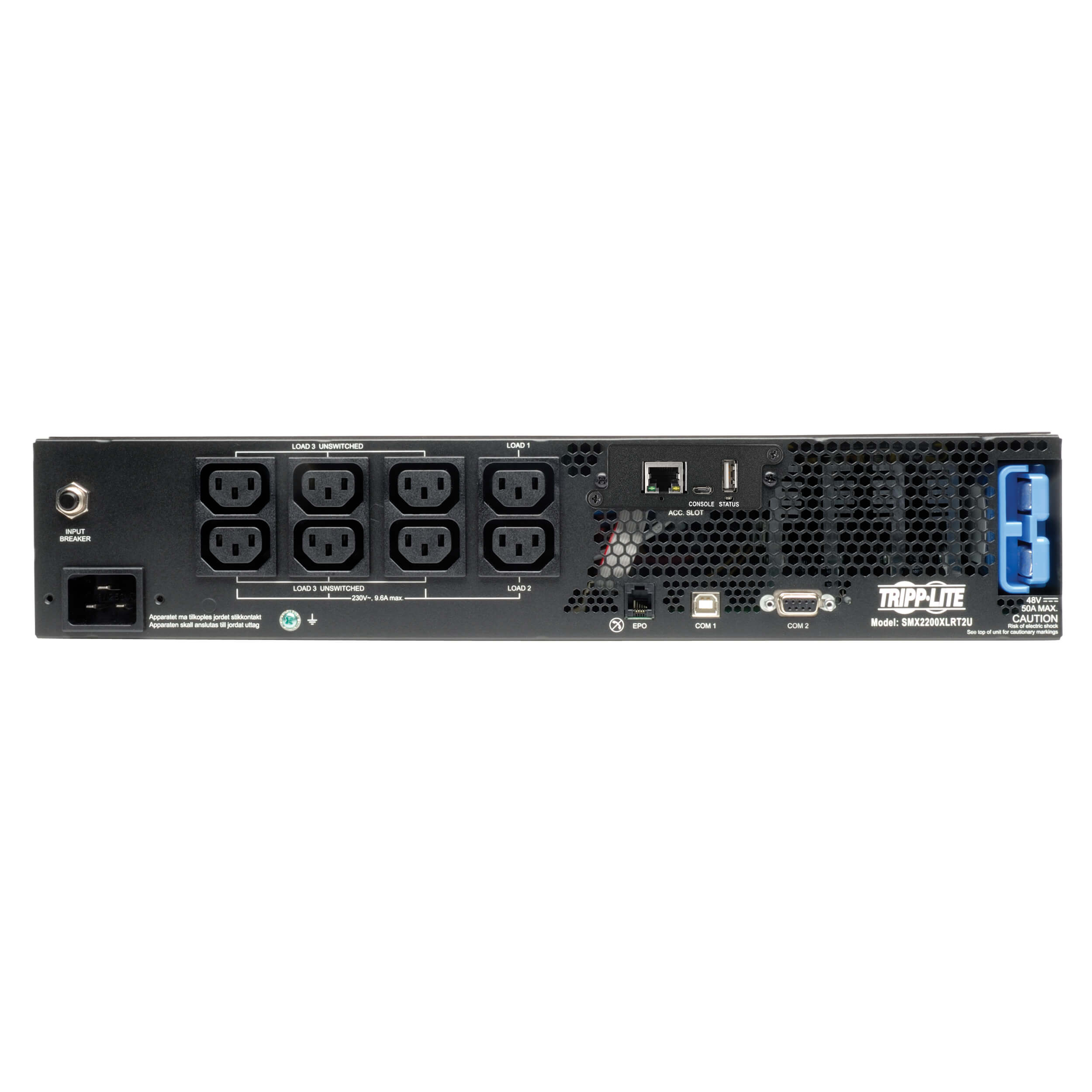 Line-Interactive Sine Wave UPS, 230V 2200VA 1920W, 2U, Extended Run ...