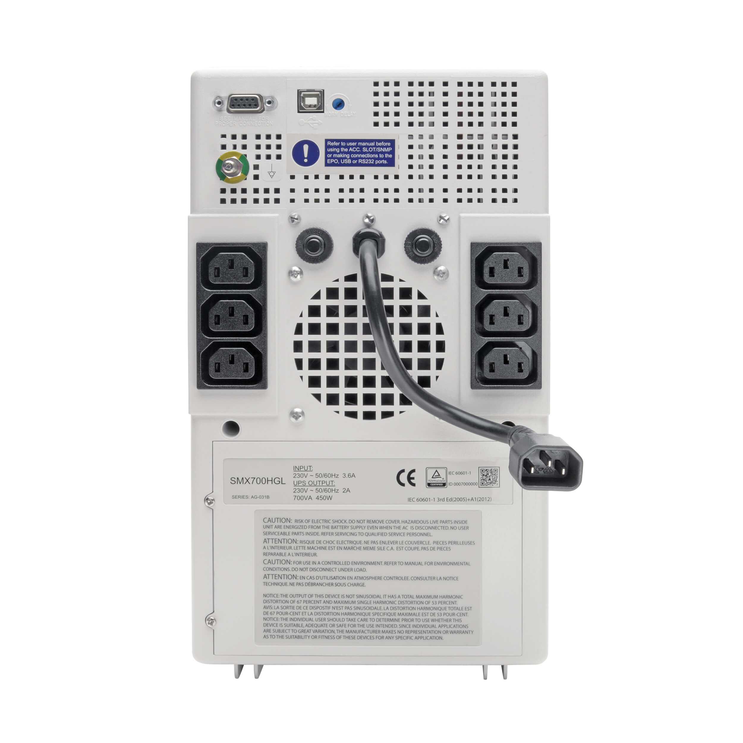 230V Hospital-Grade UPS System, Line Interactive, 6 Outlet | Eaton