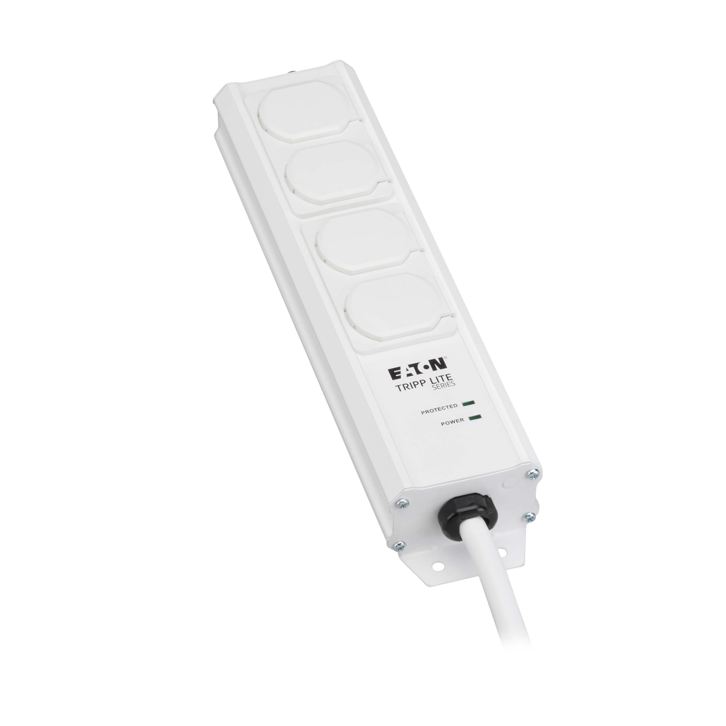 Medical Surge Protector, 4 Green Dot Outlets, 6 ft. Cord | Eaton